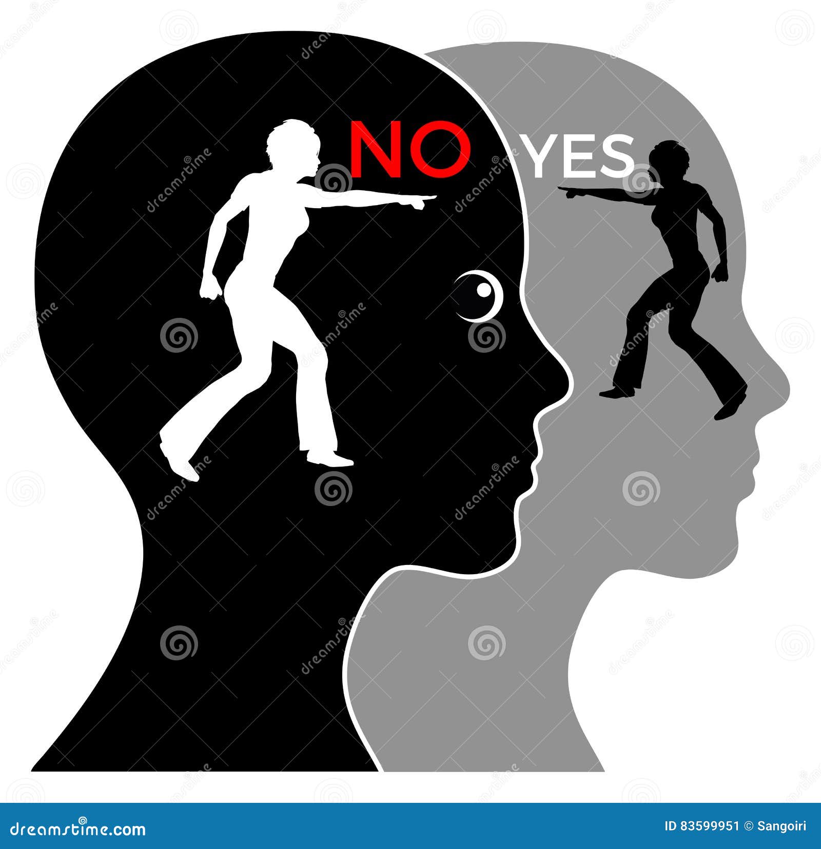 A mente inconsciente ilustração stock. Ilustração de consciente - 83599951