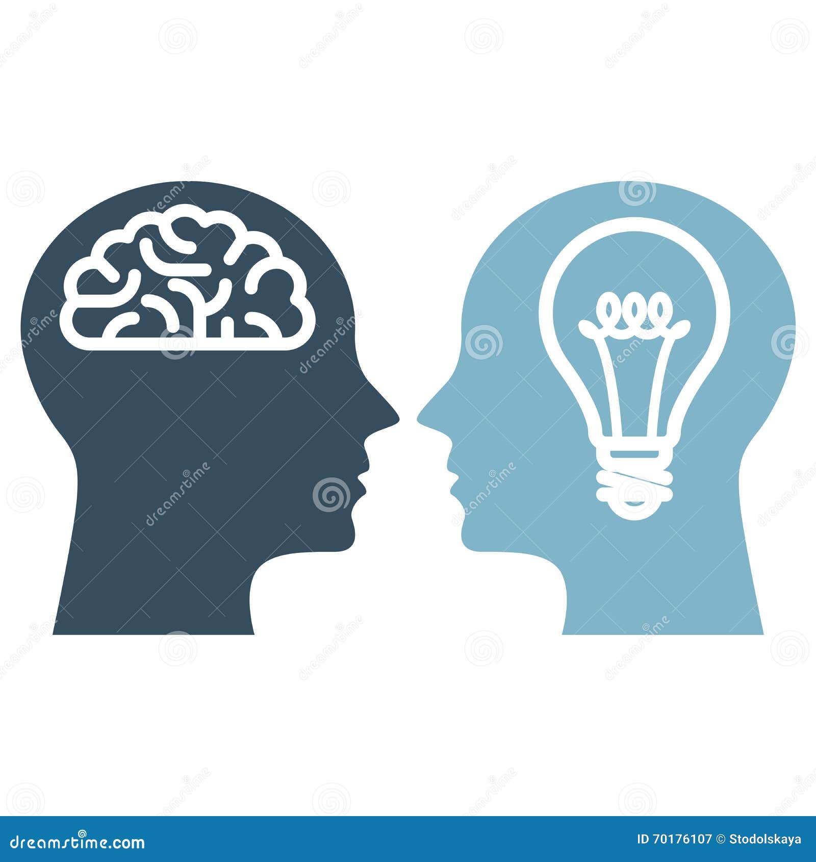 Mente, Inteligencia Artificial Y Propiedad Intelectual Ilustración del ...