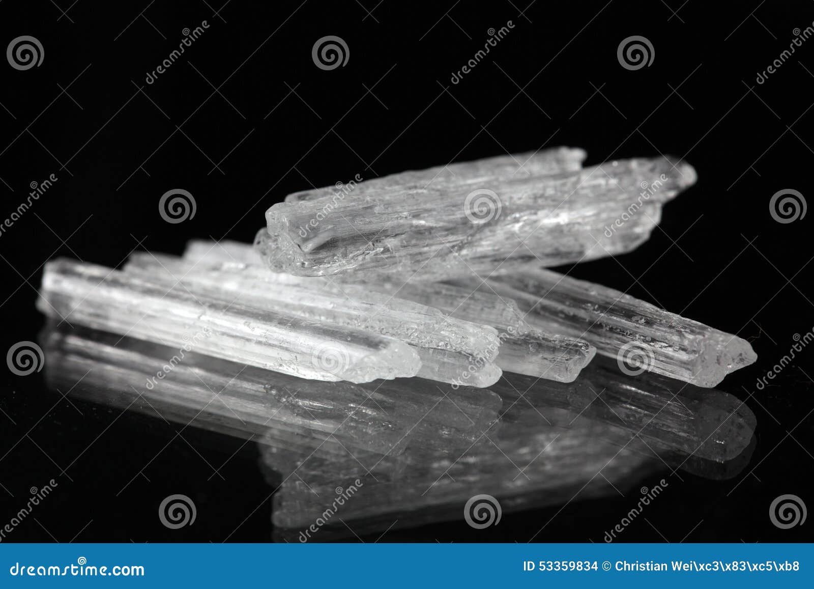 Menthol Crystals stock photo. Image of herbal, sprig - 53359834