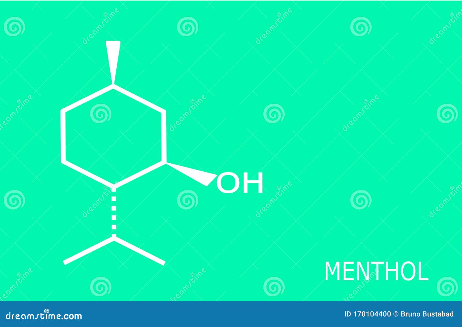 Menthol Molecule Structure. Stock Photography | CartoonDealer.com #56761244