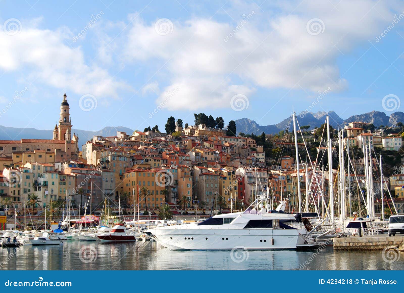 Menton stock photo. Image of landscape, park, festival - 4234218