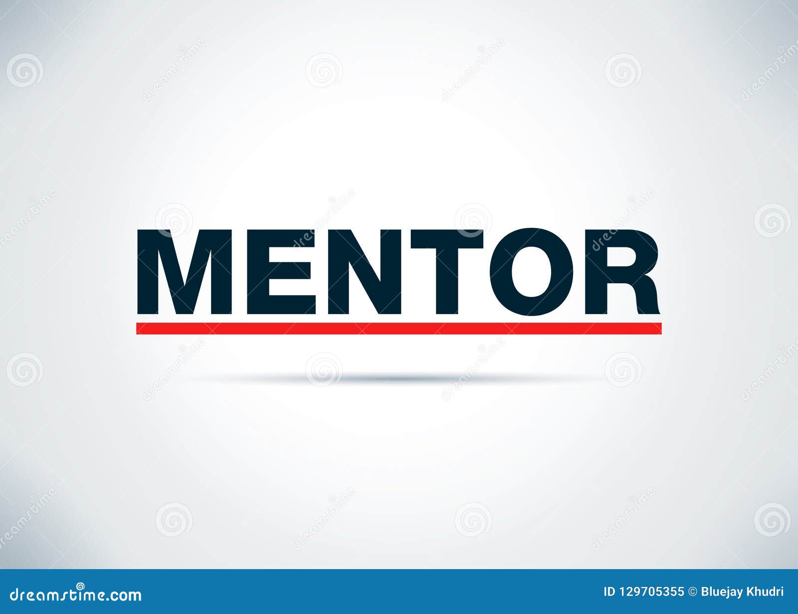 Mentor Abstract Flat Background Design Illustration Stock Illustration ...