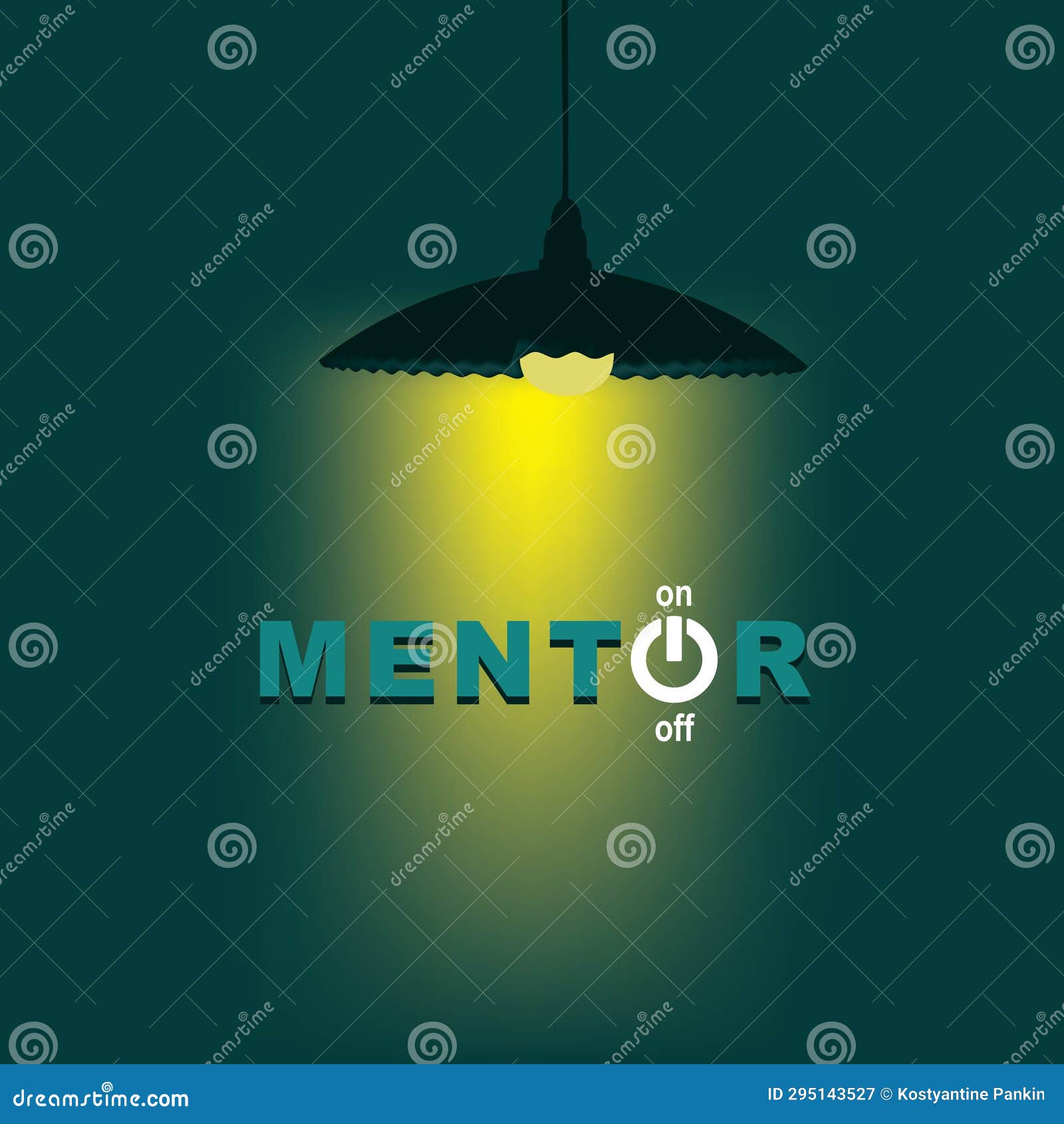 Mentor poster stock vector. Illustration of happy, training - 295143527