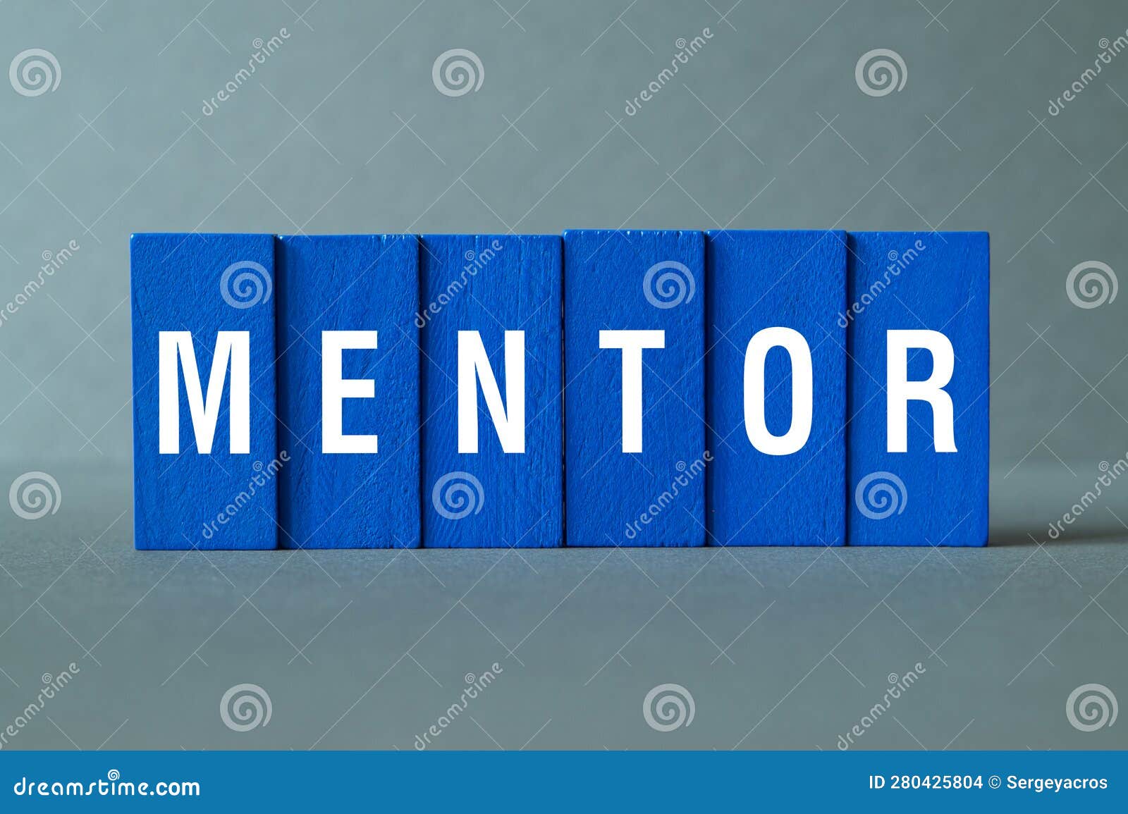 Mentor - Word Concept on Building Blocks, Text Stock Photo - Image of ...