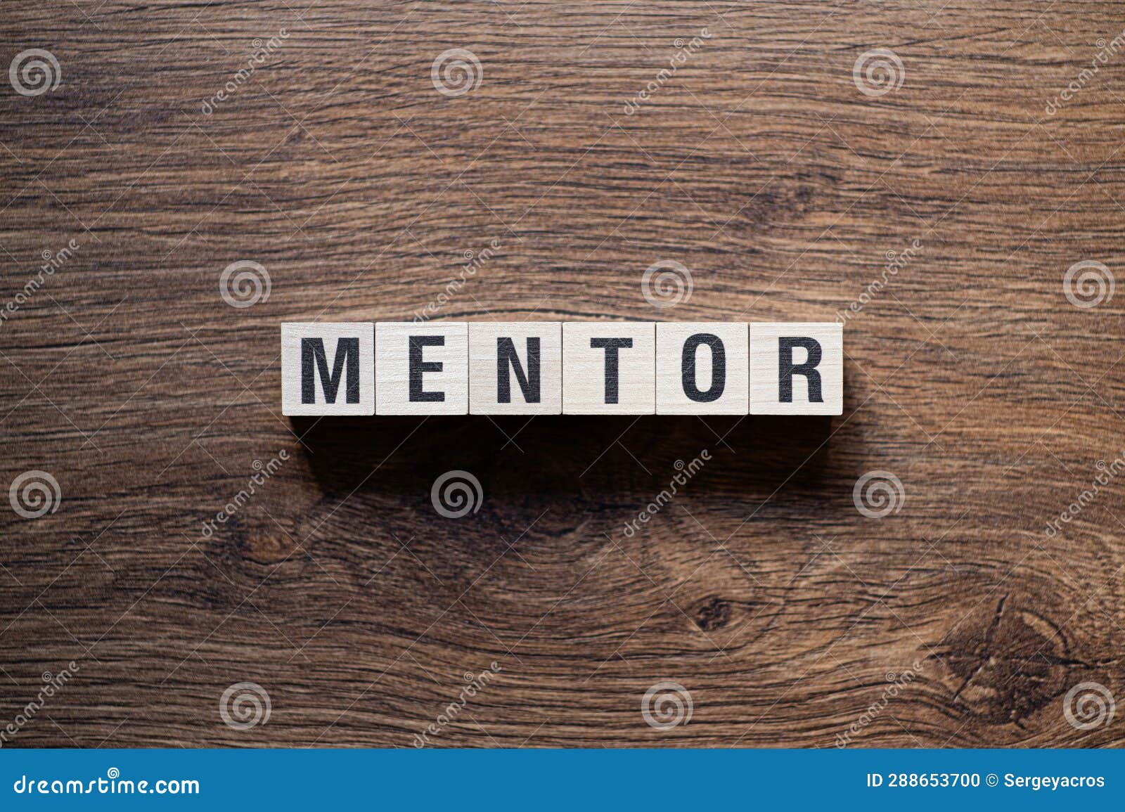 Mentor - Word Concept on Building Blocks, Text Stock Photo - Image of ...