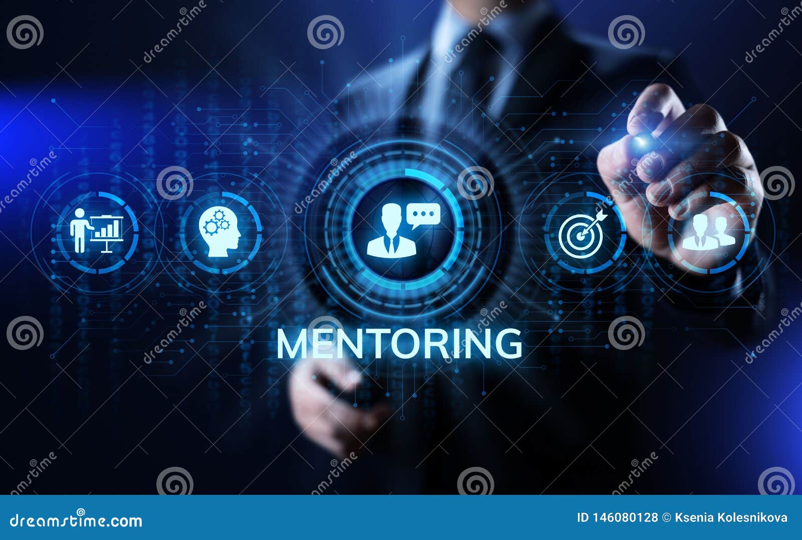 Mentoring Coaching Training Personal Development and Education Concept ...