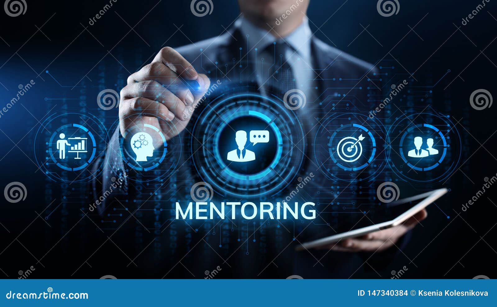 Mentoring Coaching Training Personal Development and Education Concept ...