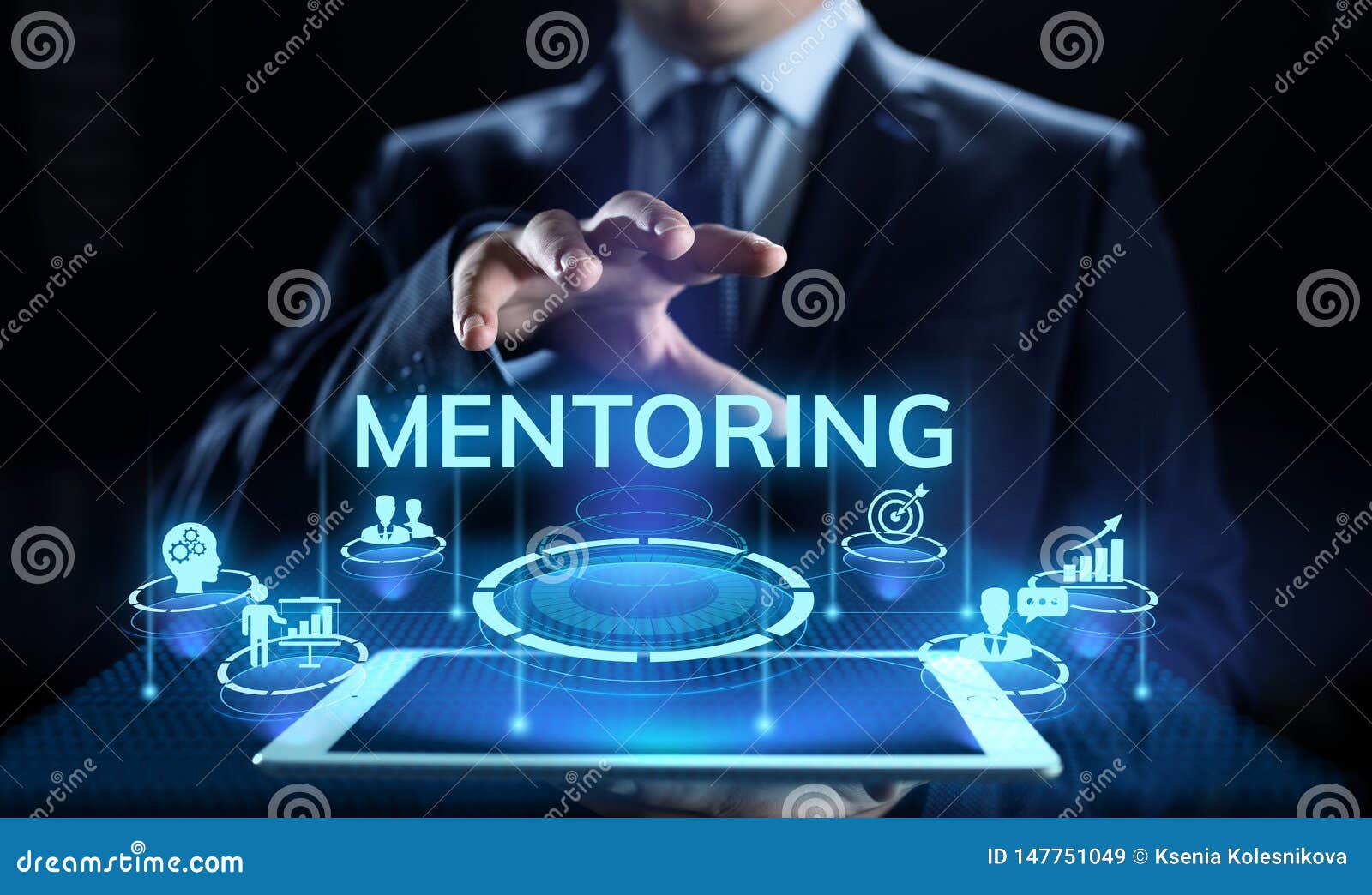 Mentoring Coaching Training Personal Development and Education Concept ...