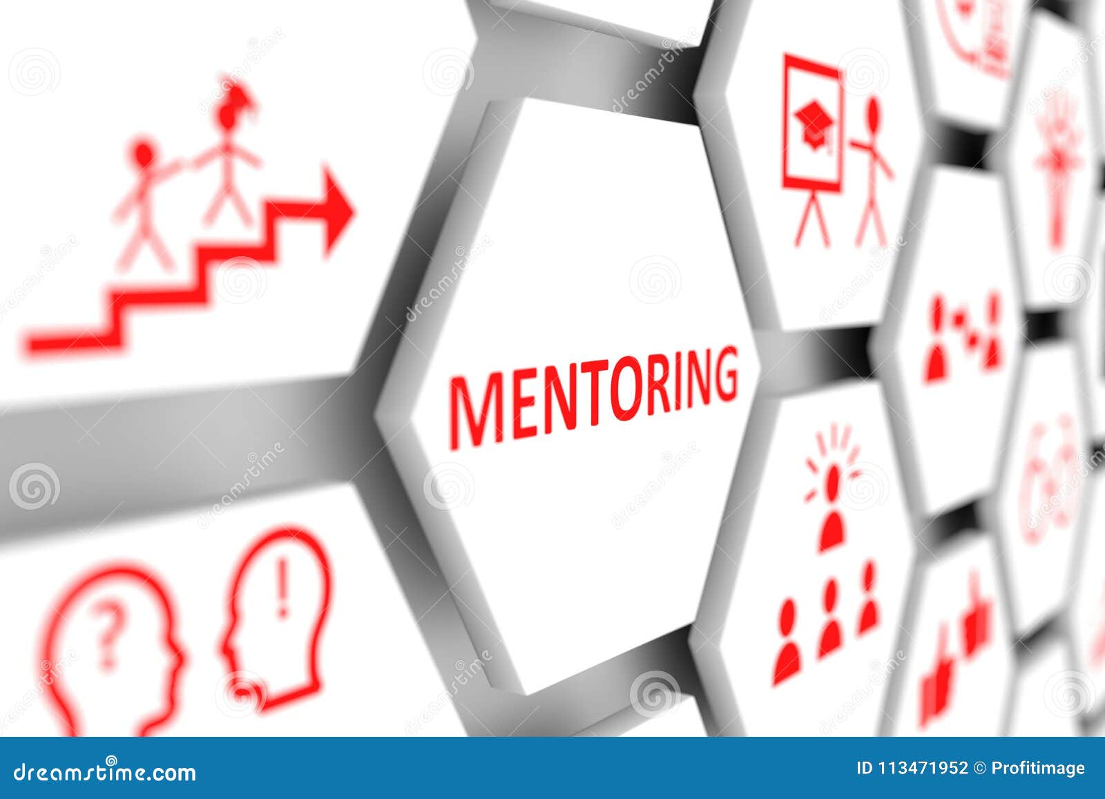 MENTORING concept stock illustration. Illustration of enterprise ...