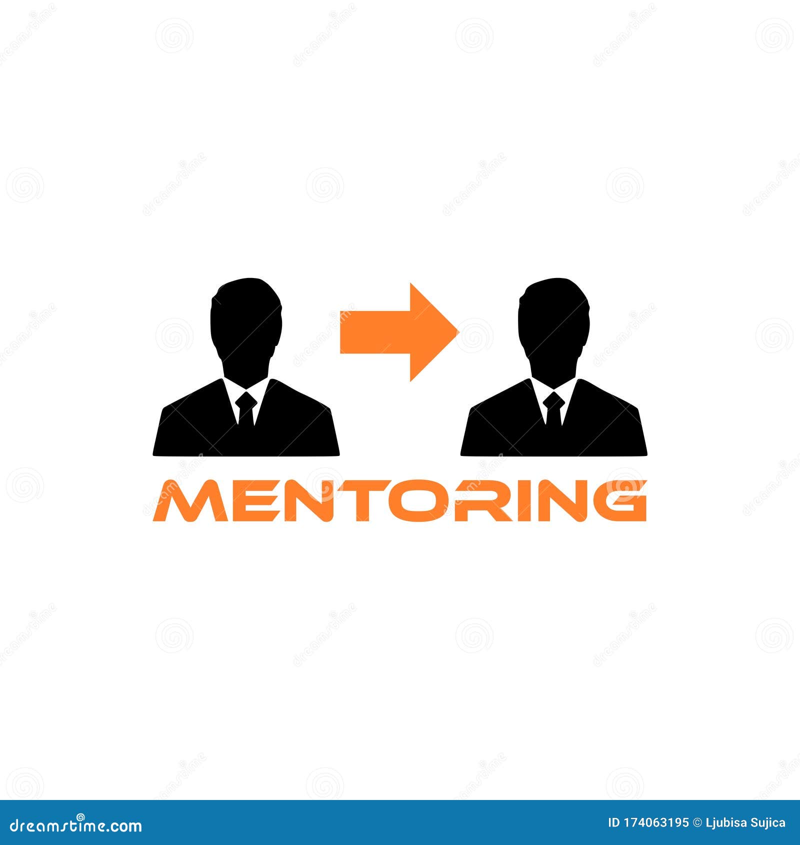 Mentoring Concept Icon. Simple Element Illustration Stock Vector ...