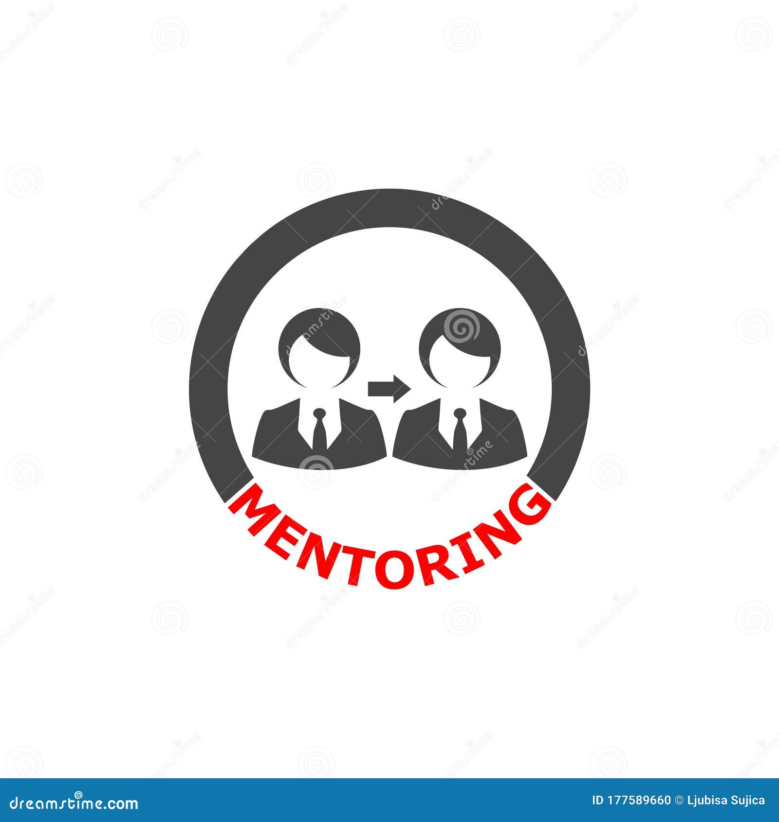 Mentoring Concept Icon. Simple Element Illustration Stock Illustration ...