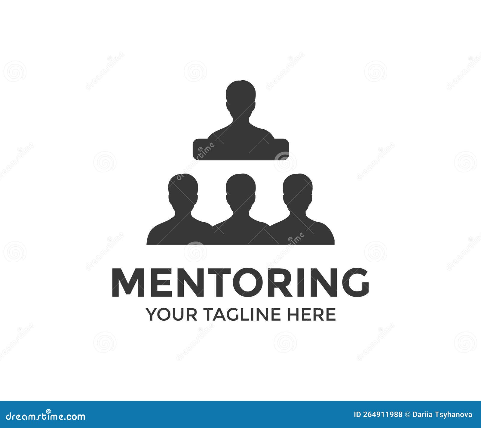 Mentoring Concept Logo Design. Banner Mentoring Concept. Coaching ...