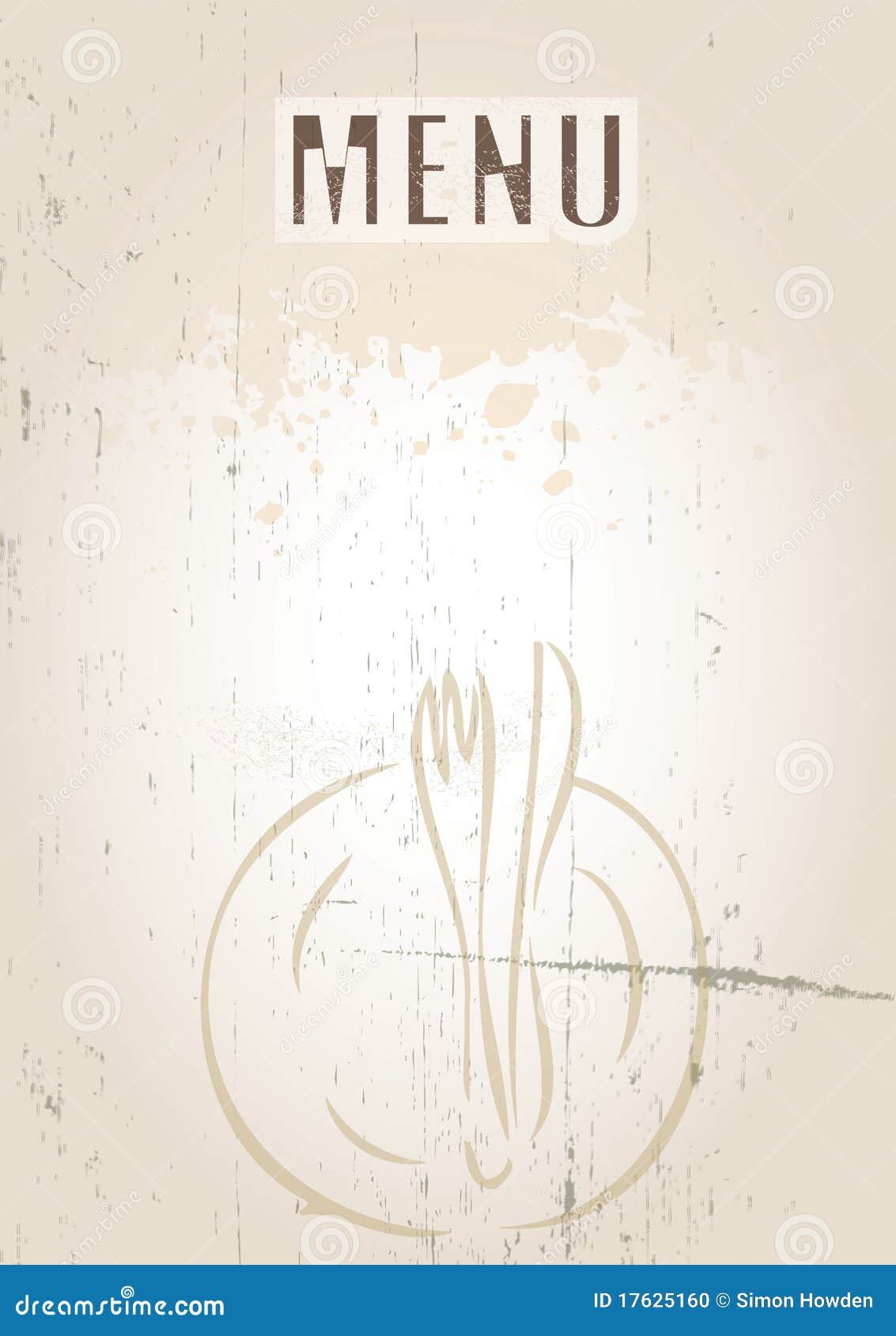 Menu stock illustration. Illustration of background, list - 17625160