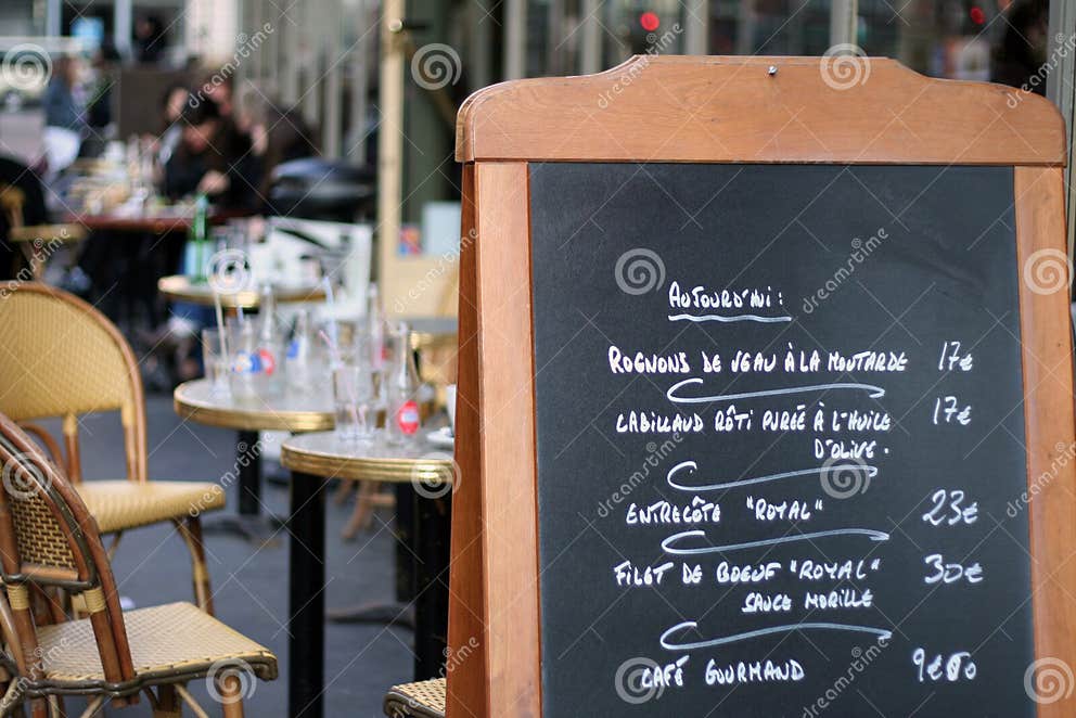 Menu stock image. Image of menu, handwritten, sign, table - 8377569
