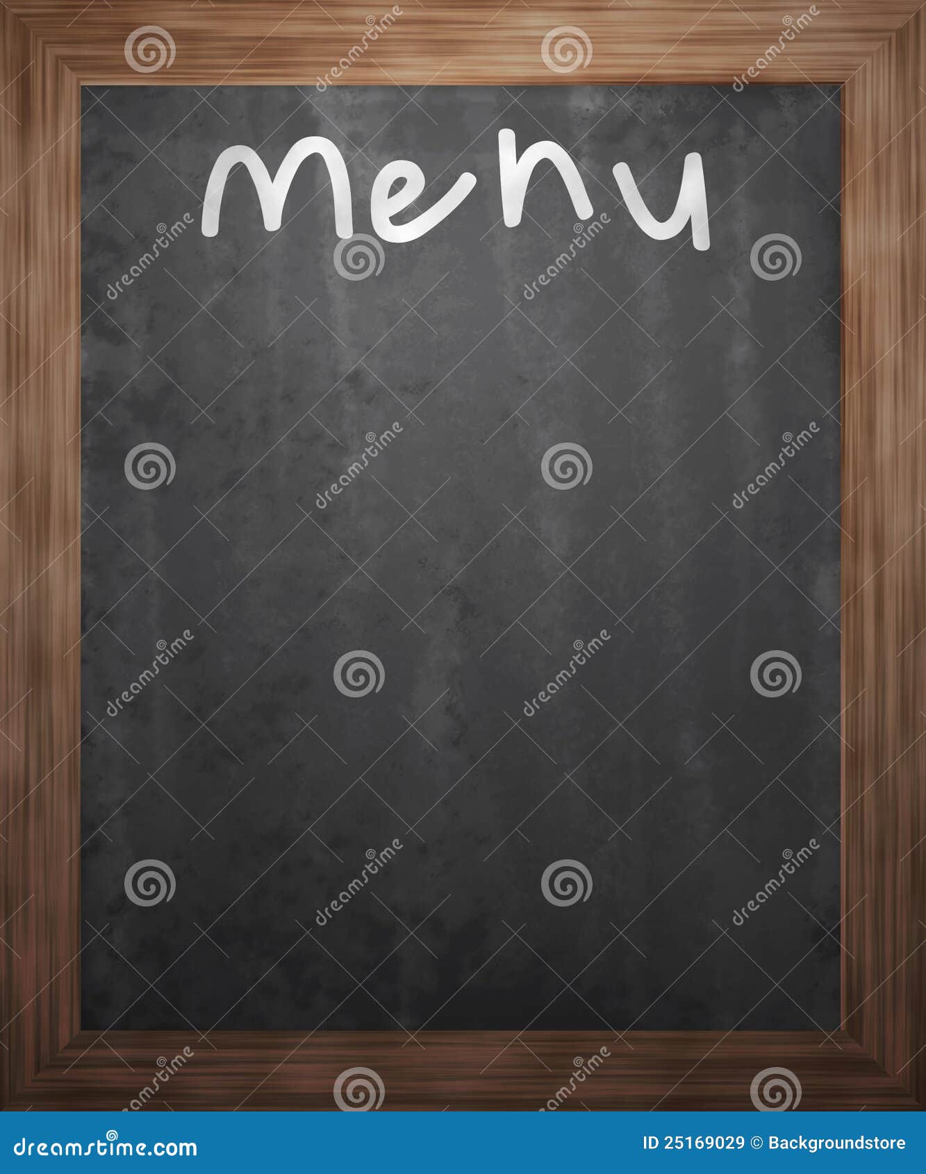 Menu Blackboard Background stock illustration. Illustration of ...