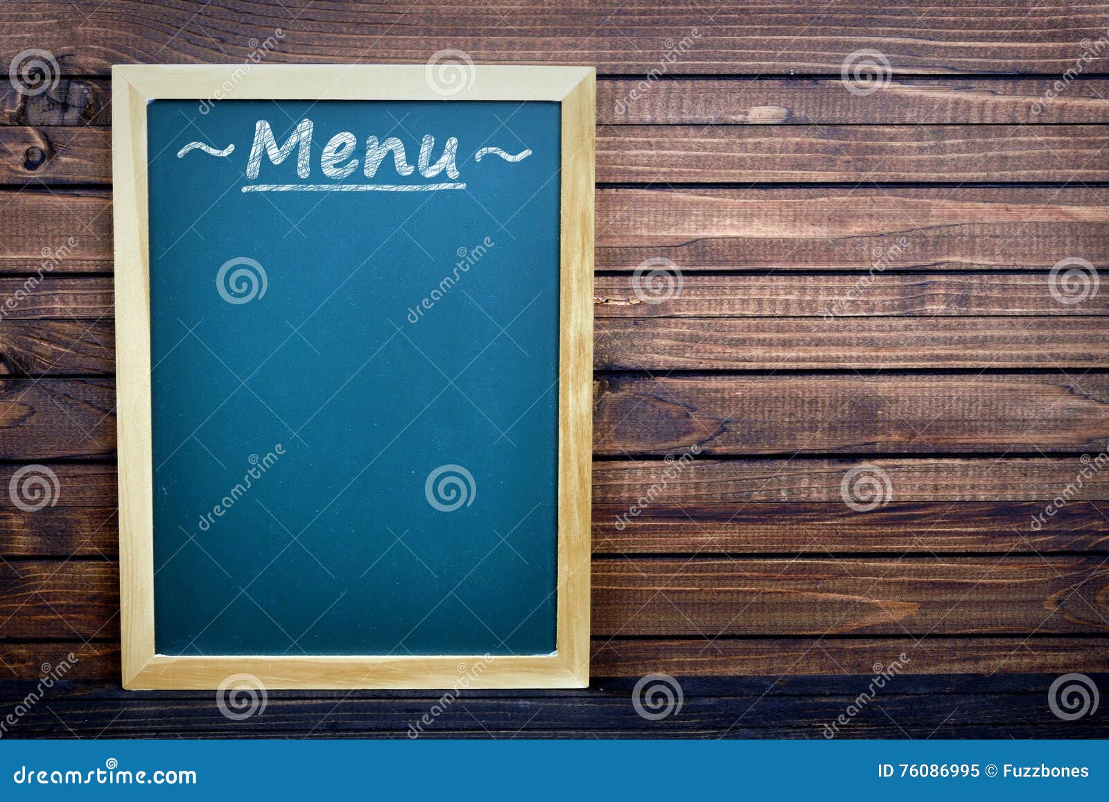 Menu board on table stock image. Image of green, desk - 76086995