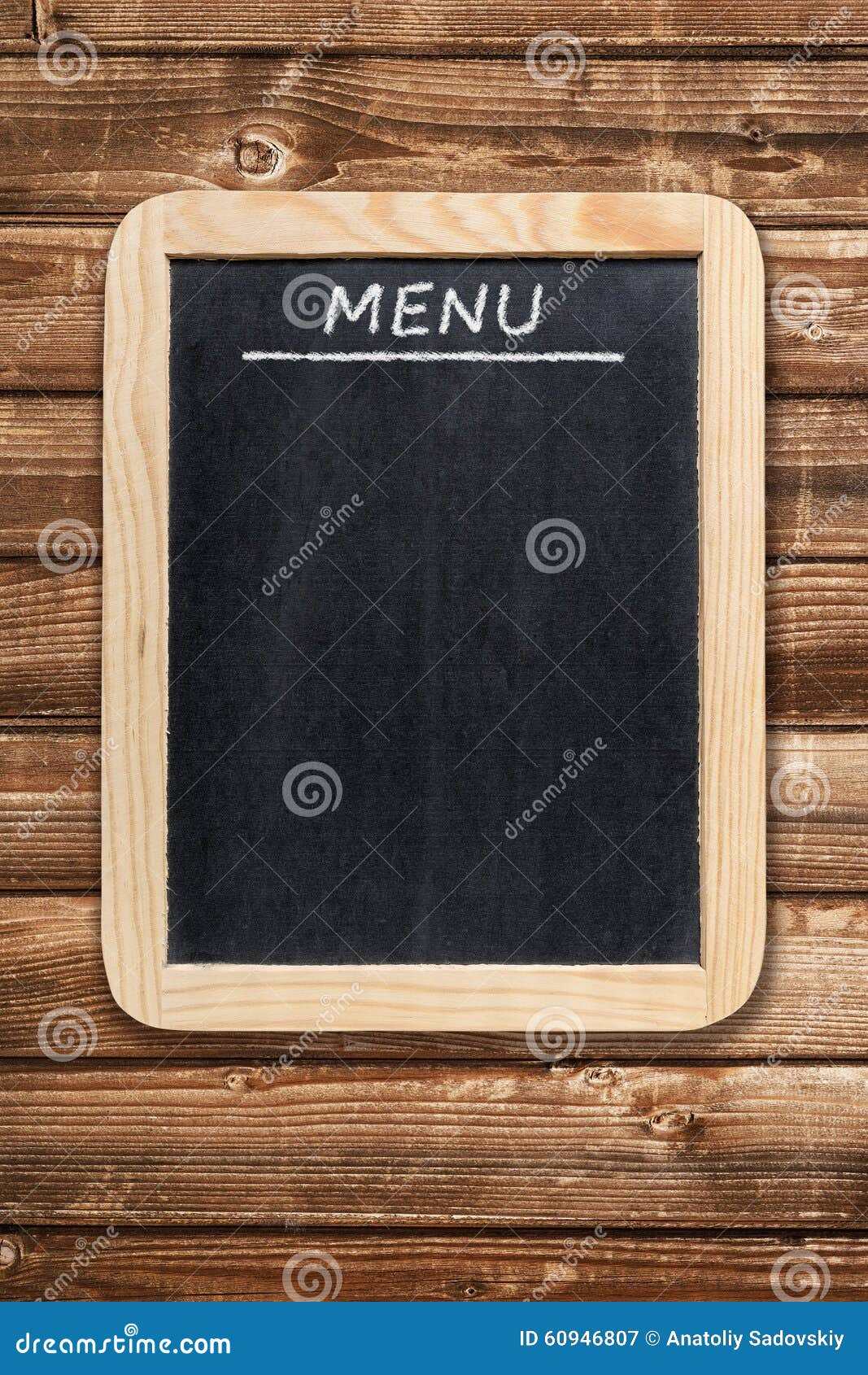 Menu Board on Wooden Background Stock Image - Image of menu, kitchen ...