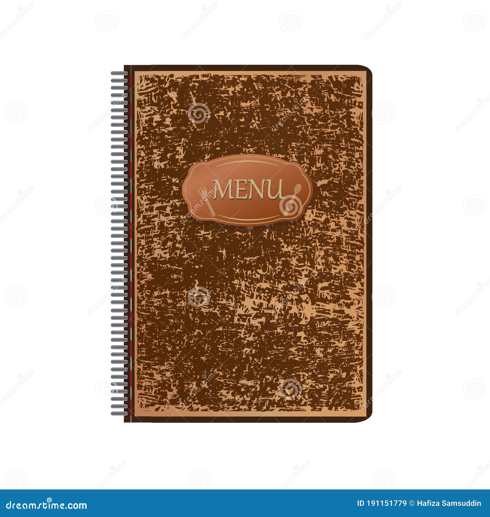 Menu Book. Vector Illustration Decorative Design Stock Vector ...
