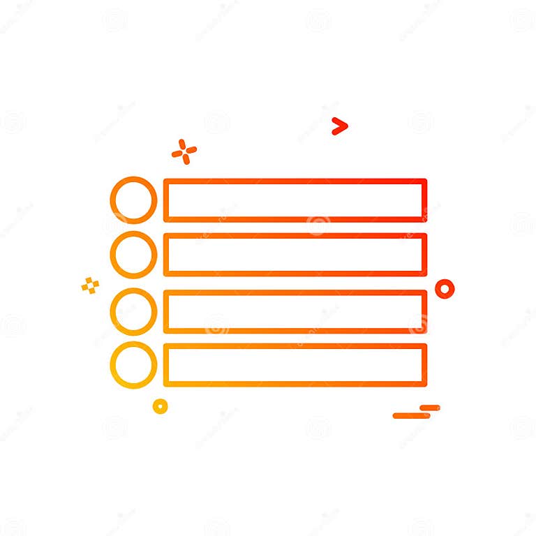 Menu Buttons Icon Design Vector Stock Vector - Illustration of icons ...