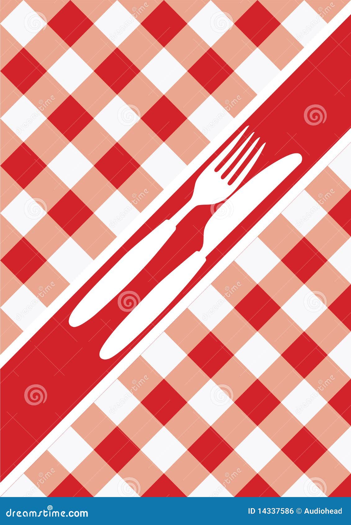 Menu Card Background stock vector. Illustration of chequered - 14337586