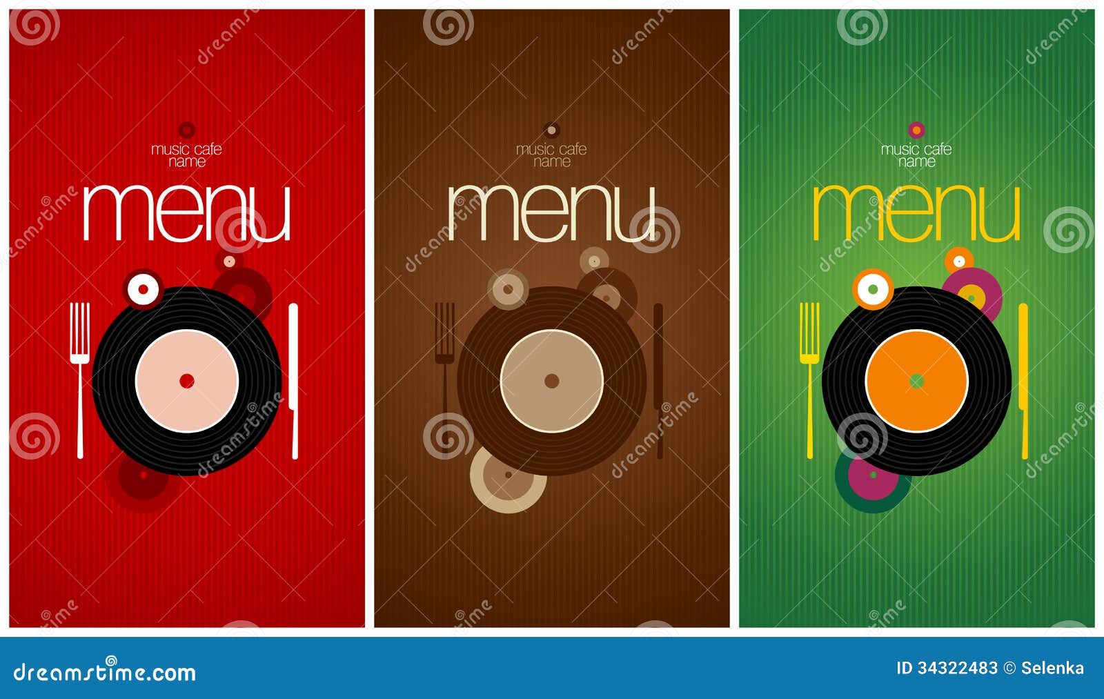 Menu Card Design template. stock vector. Illustration of club - 34322483