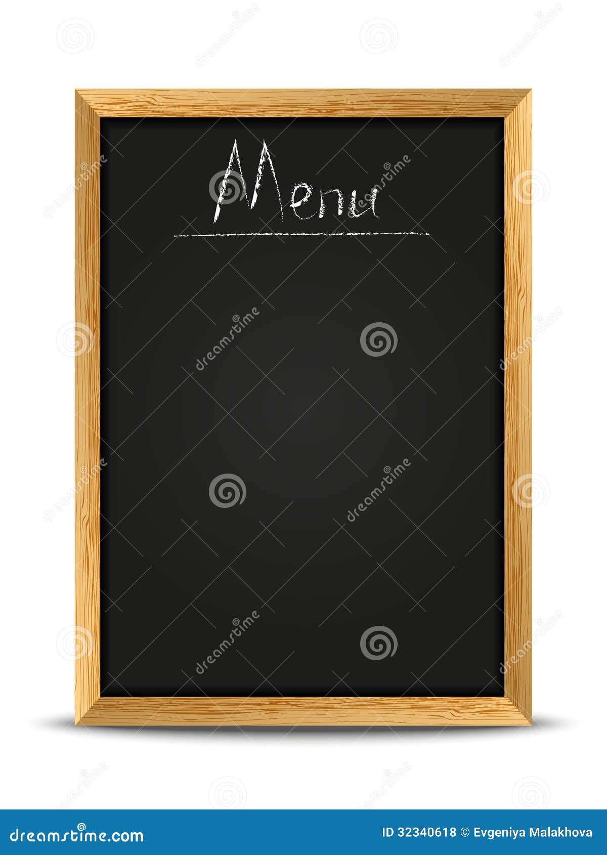 Menu chalkboard stock vector. Illustration of black, frame - 32340618
