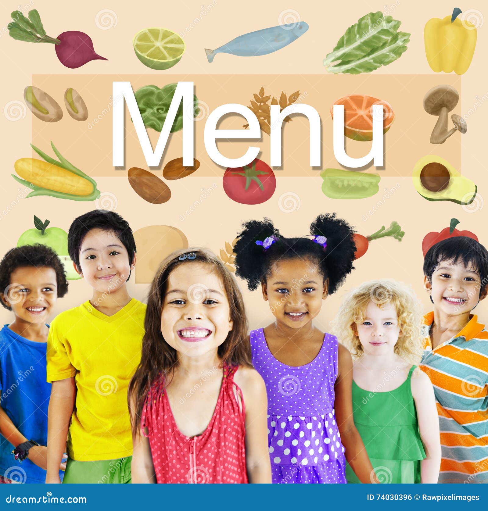 Menu Choice Food Beverage List Selection Option Concept Stock Photo ...