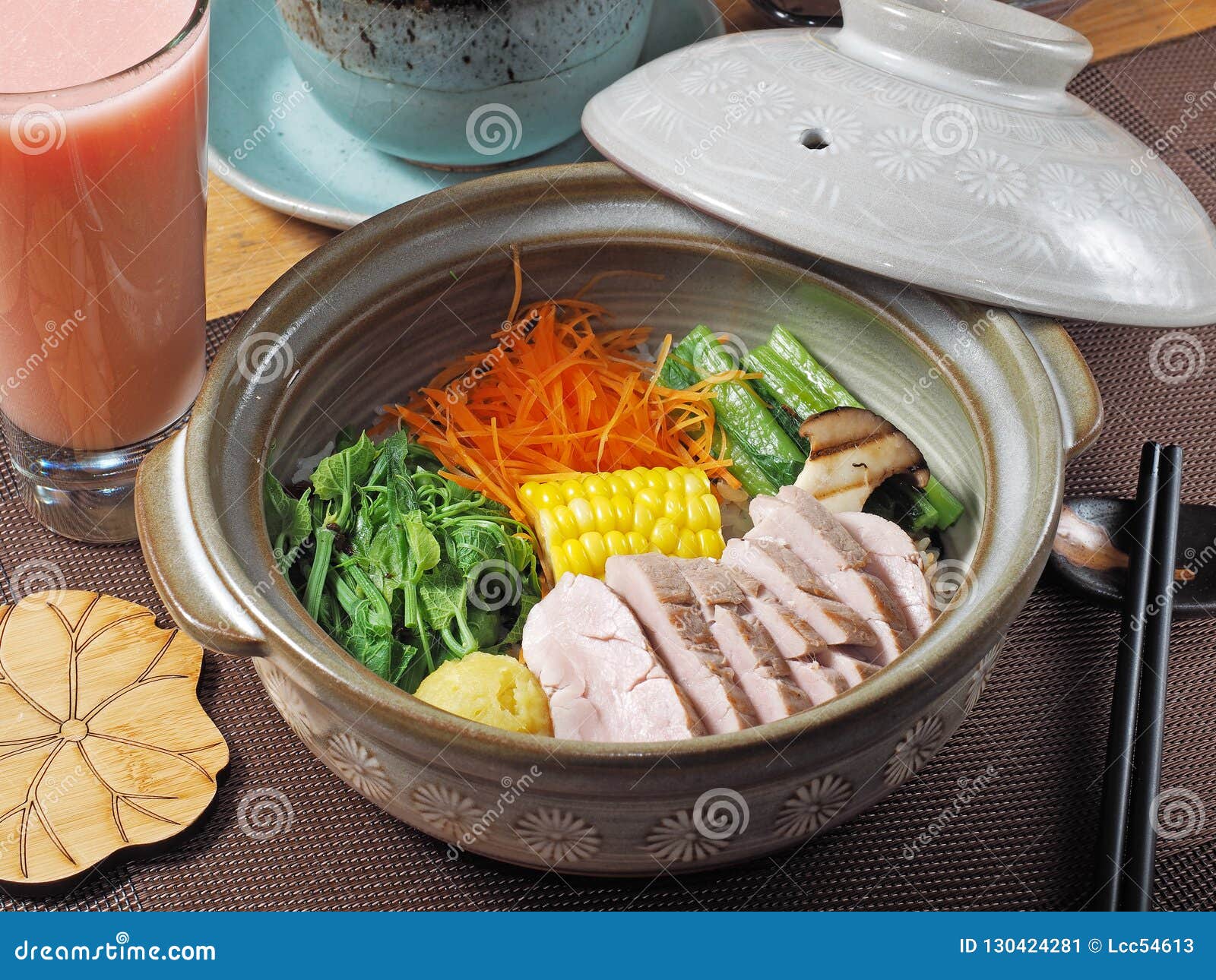 Menu d'ensemble de porc image stock. Image of oriental - 130424281