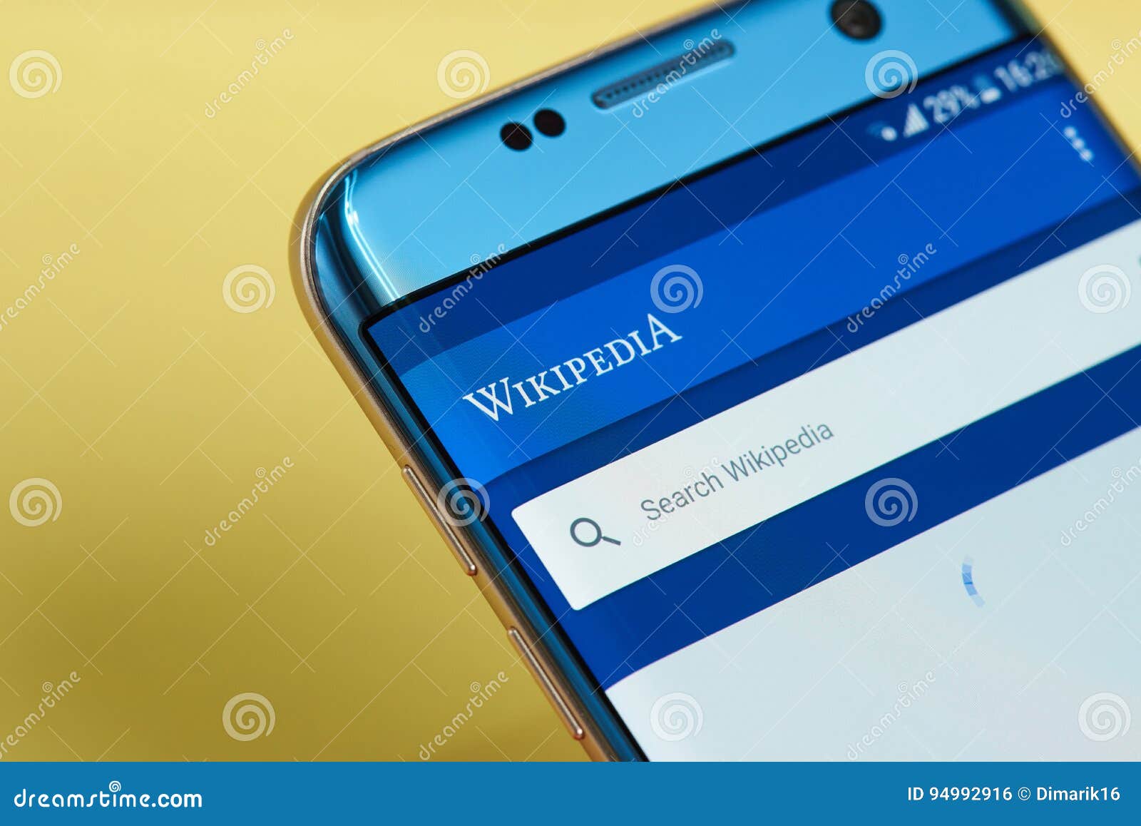 Menu De Recherche D'application De Wikipedia Photo éditorial - Image du ...
