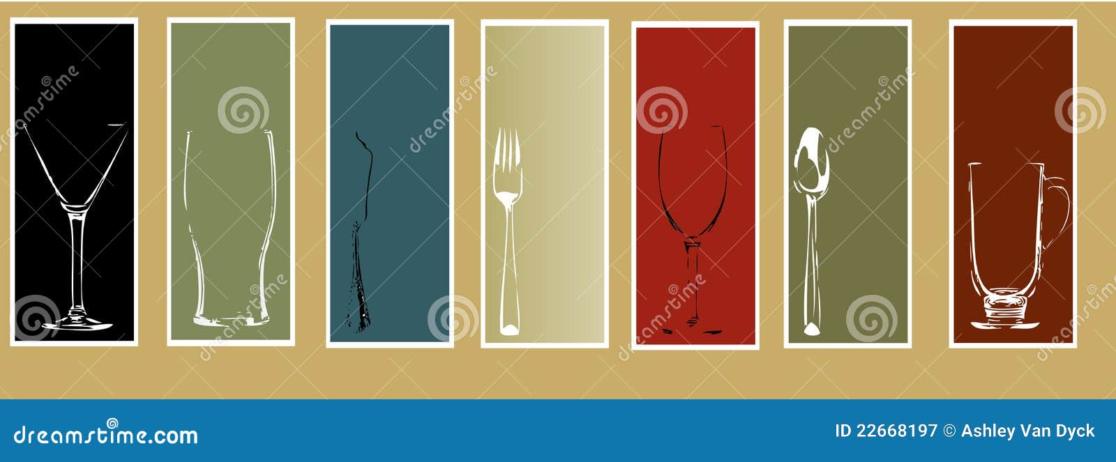 Menu design elements stock vector. Illustration of diner - 22668197