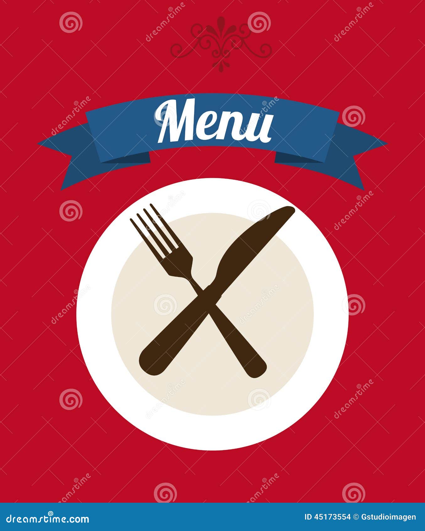 Menu design stock vector. Illustration of card, design - 45173554