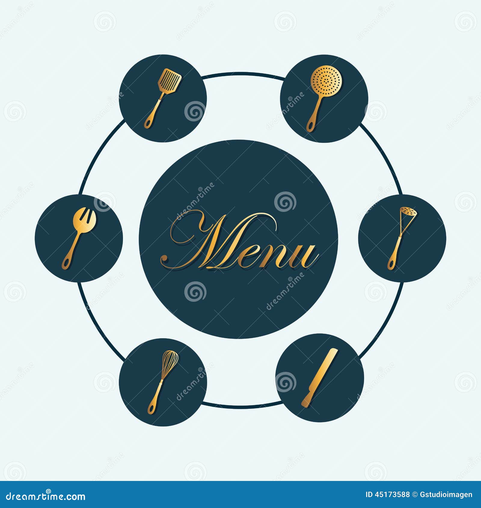Menu design stock vector. Illustration of texture, label - 45173588