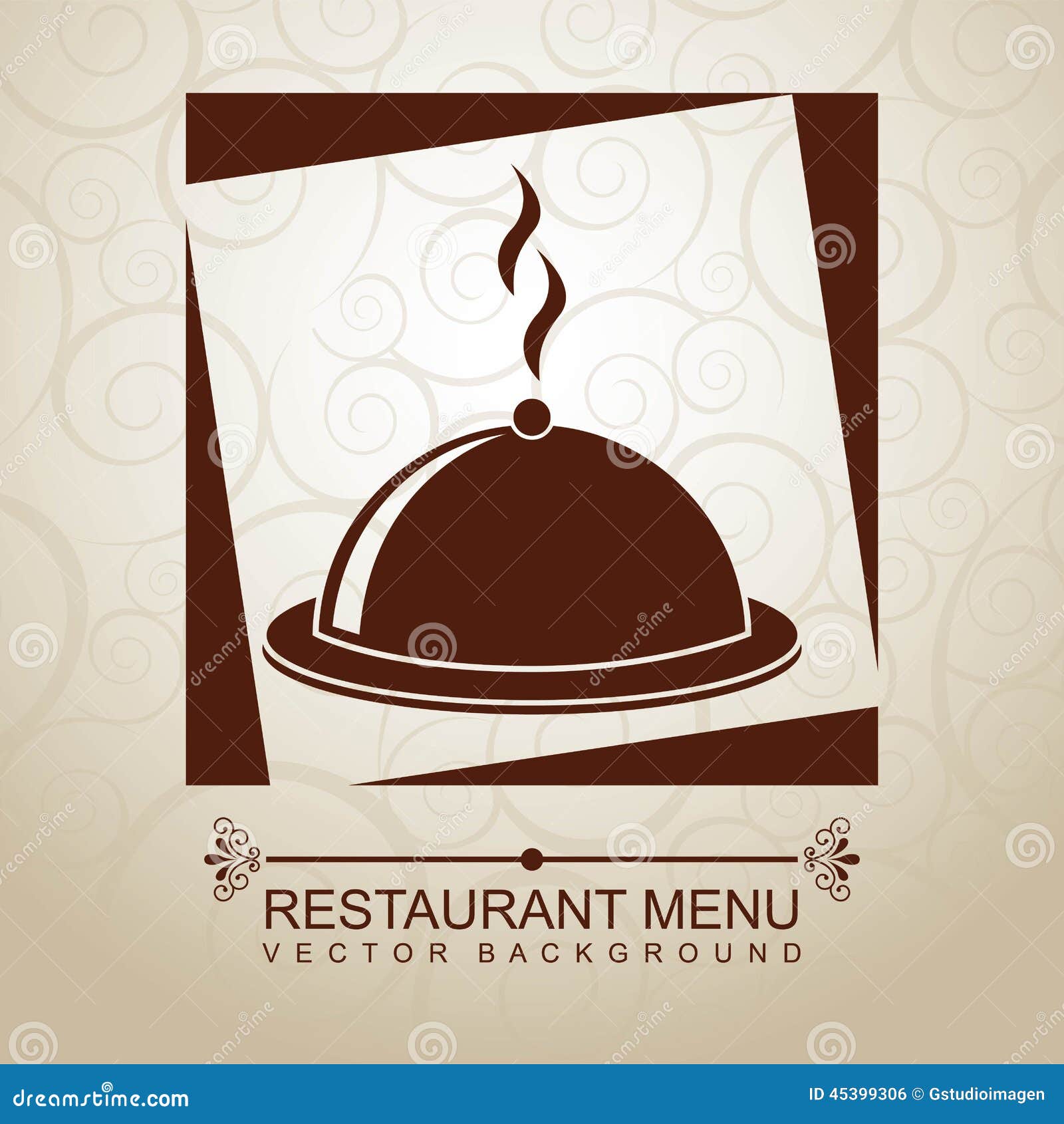 Menu design stock vector. Illustration of background - 45399306