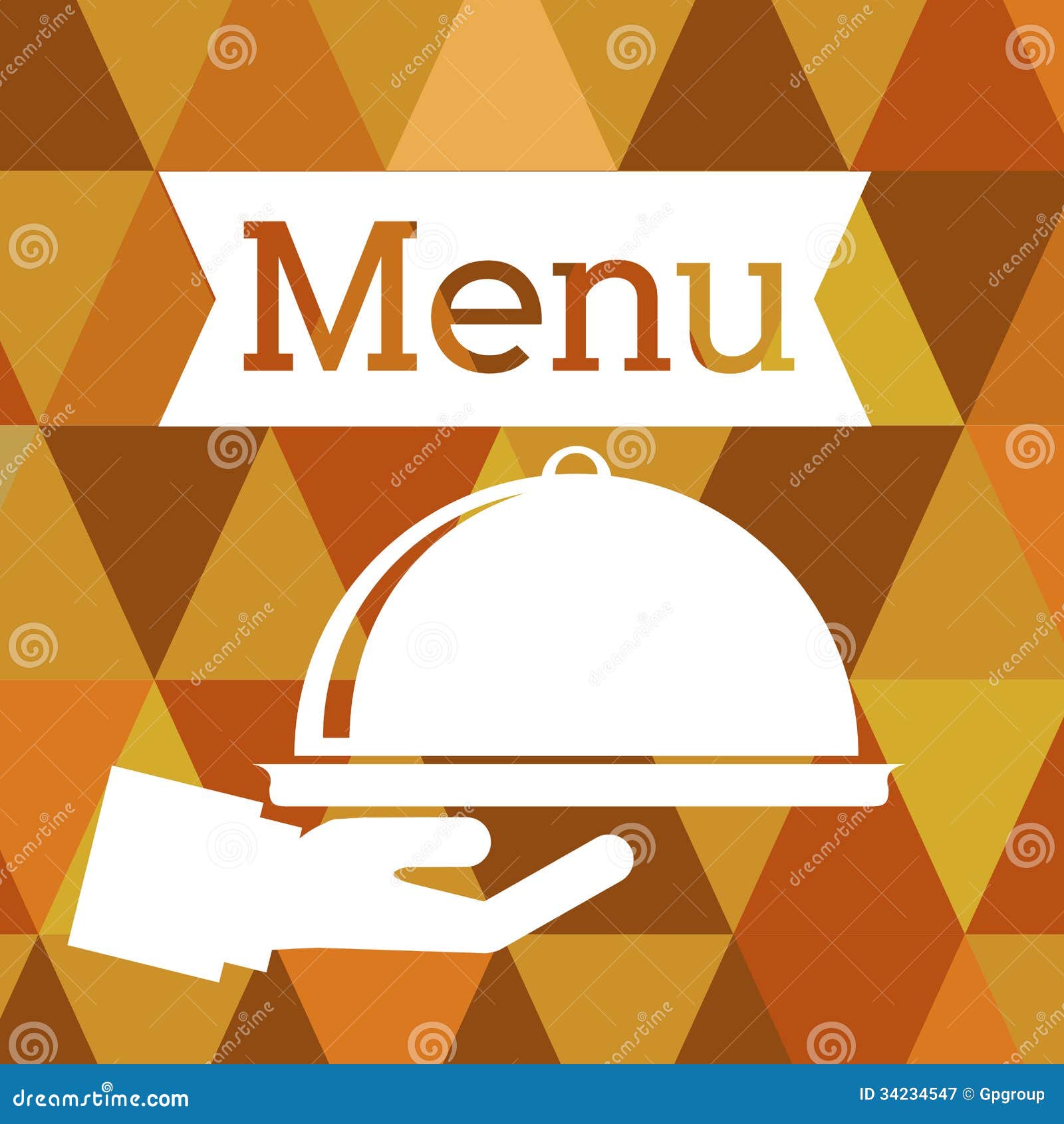 Menu design stock vector. Illustration of abstracts, decorative - 34234547