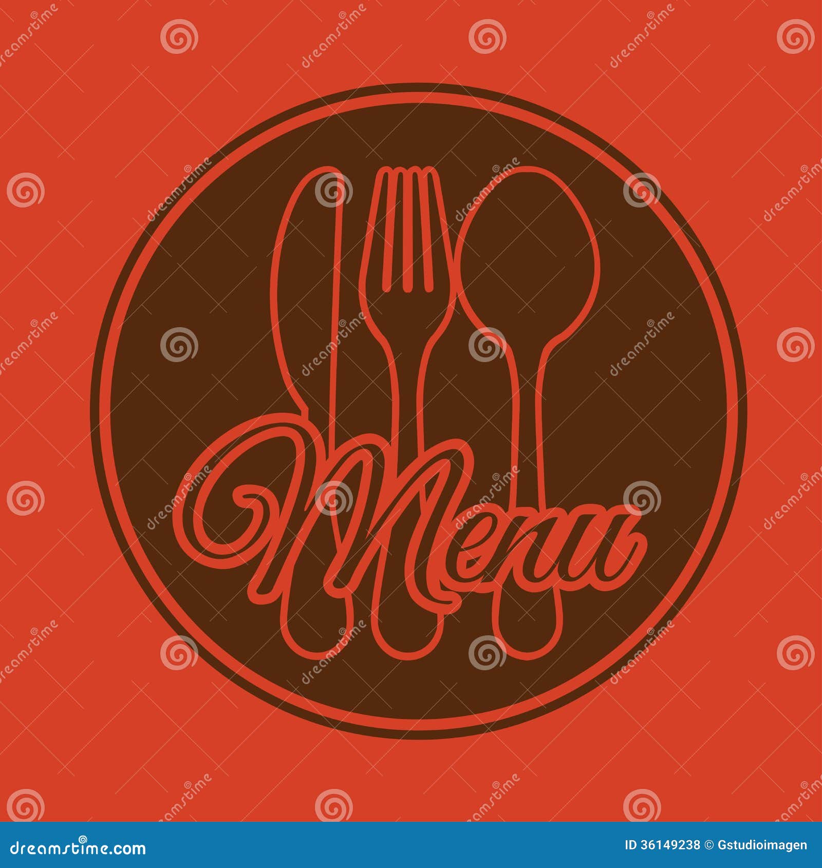 Menu design stock vector. Illustration of orange, calligraphy - 36149238
