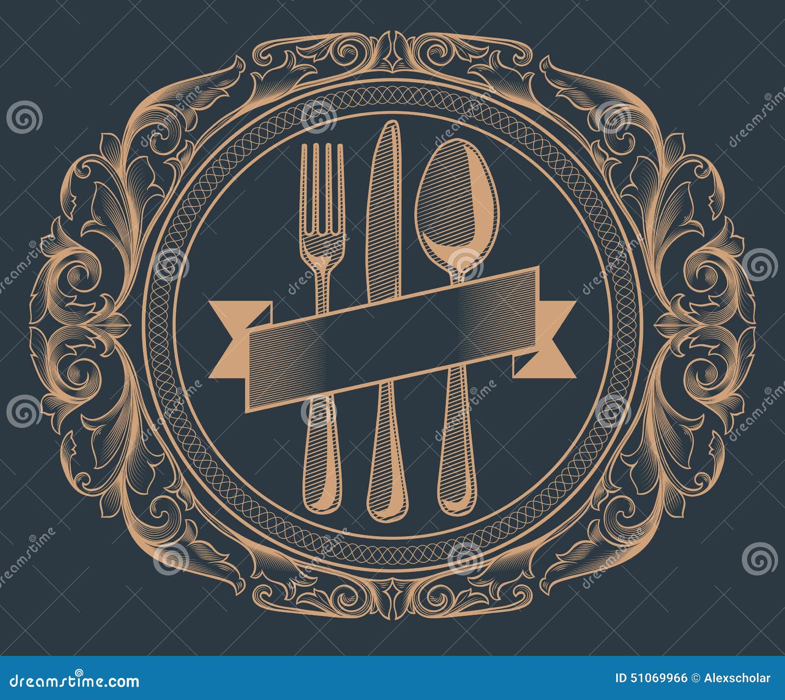 Menu design stock vector. Illustration of frame, luxury - 51069966