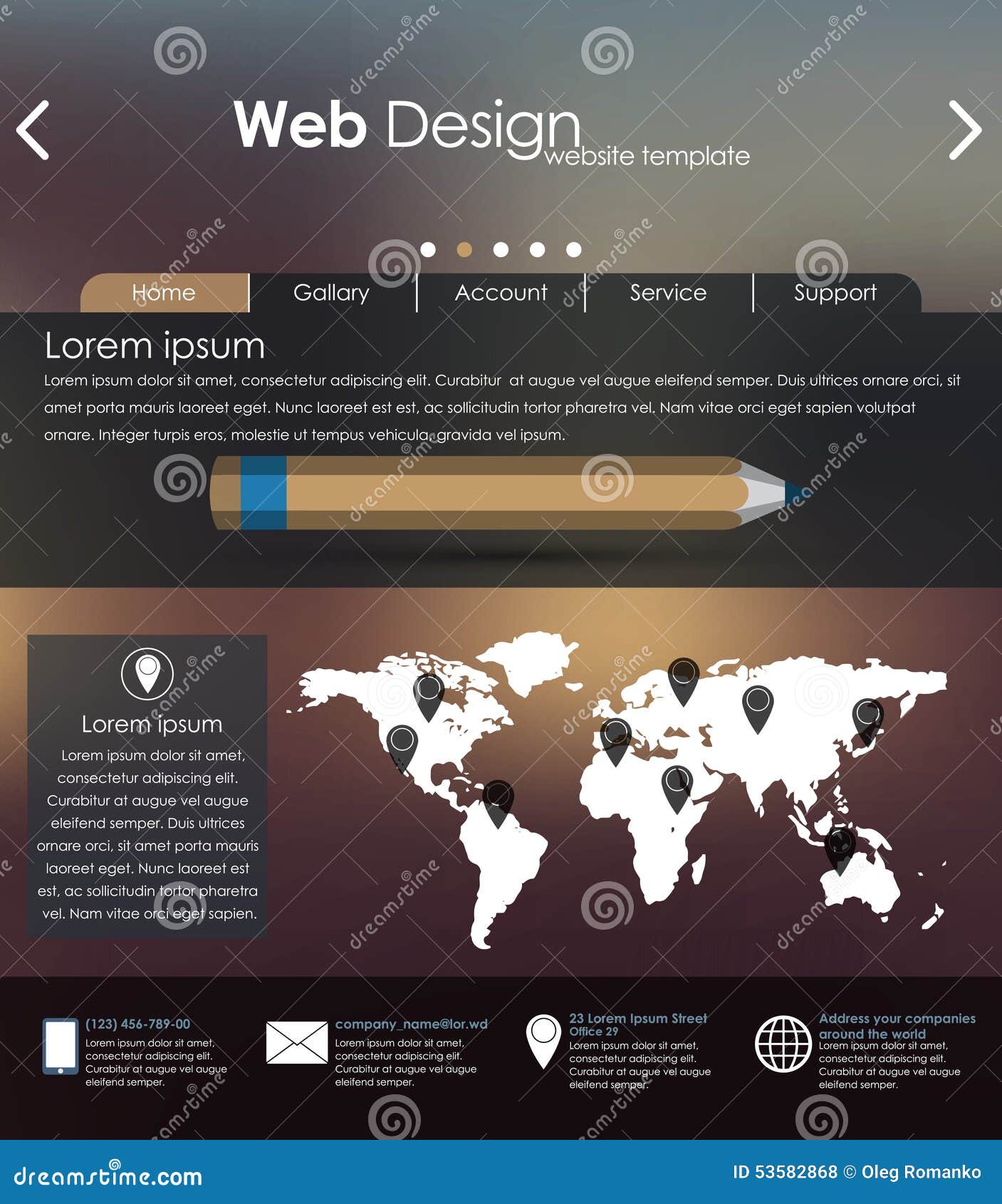 Menu Design Background For Website