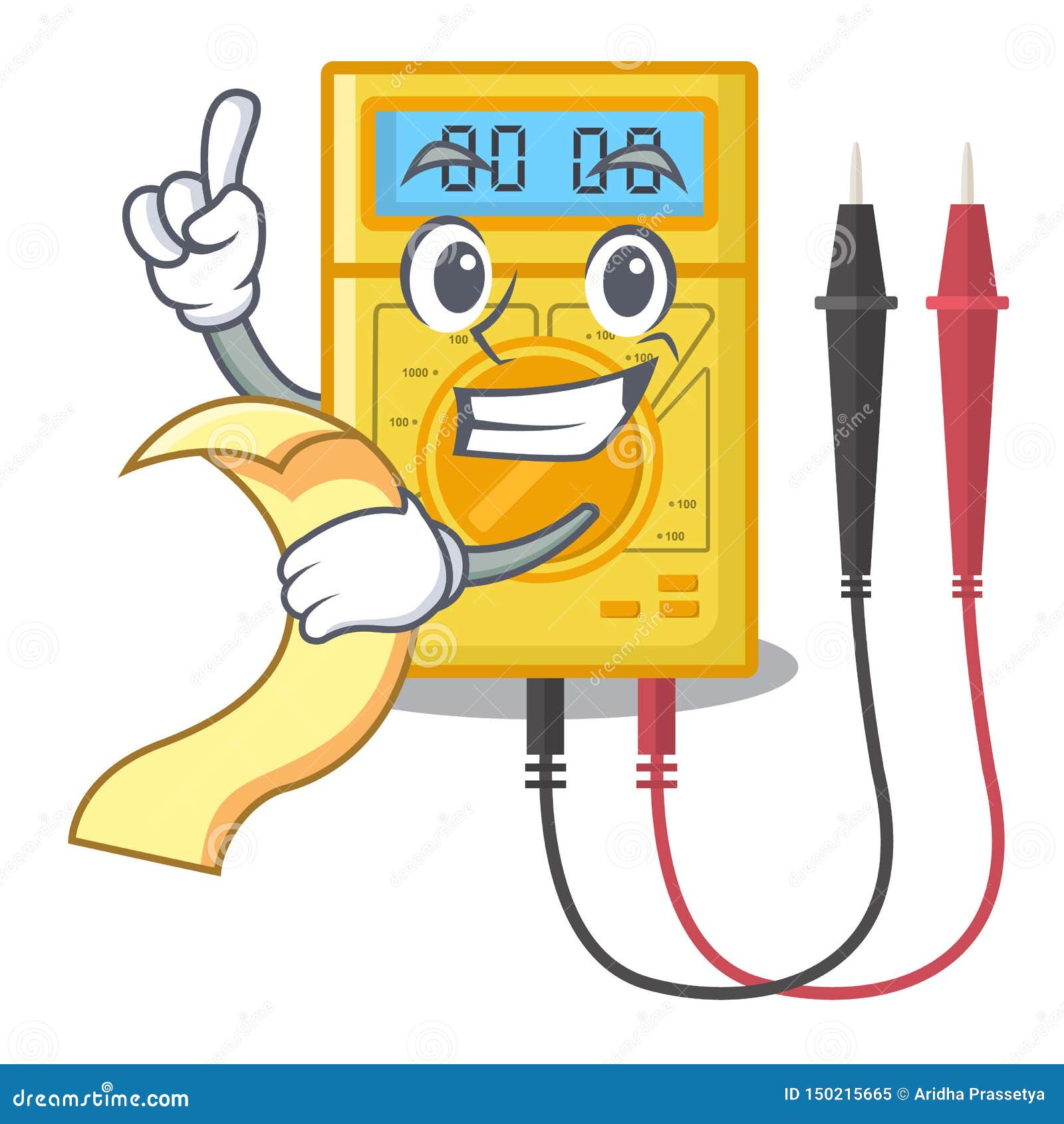 Digital Multimeter On White Background Royalty-Free Stock Image ...