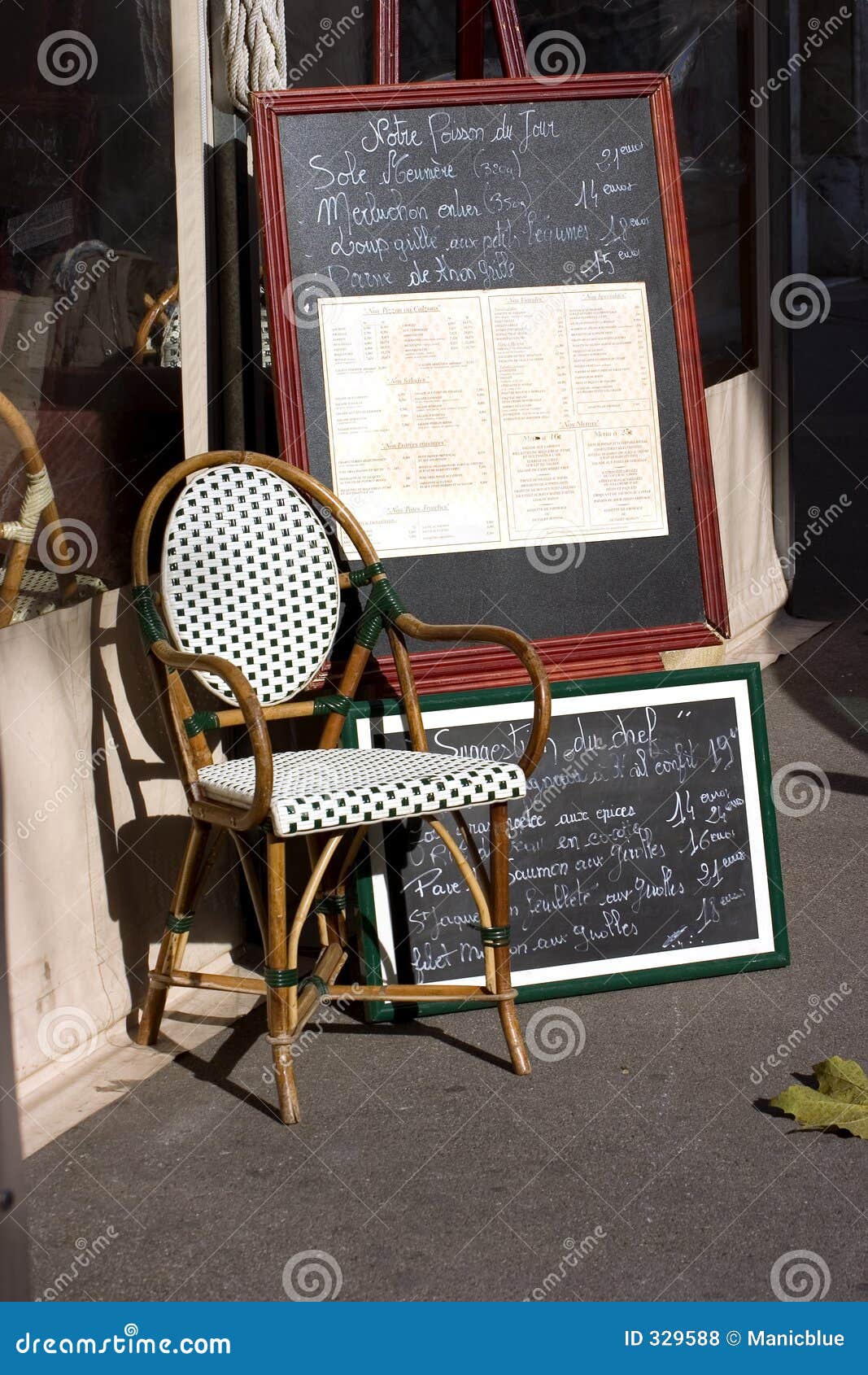 Menu du jour stock photo. Image of meal, chalk, dishes - 329588