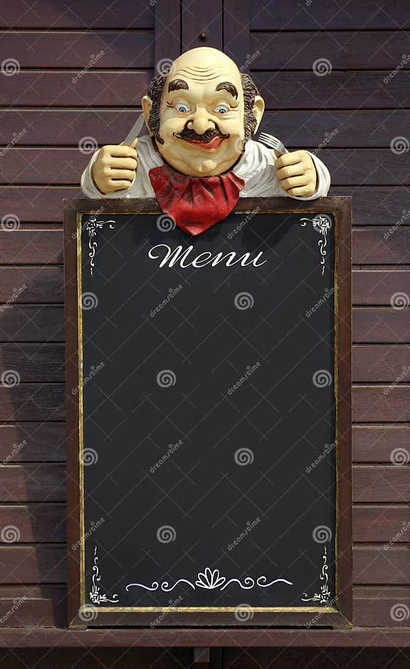 Menu Dummy stock photo. Image of breakfast, empty, blank - 16335640