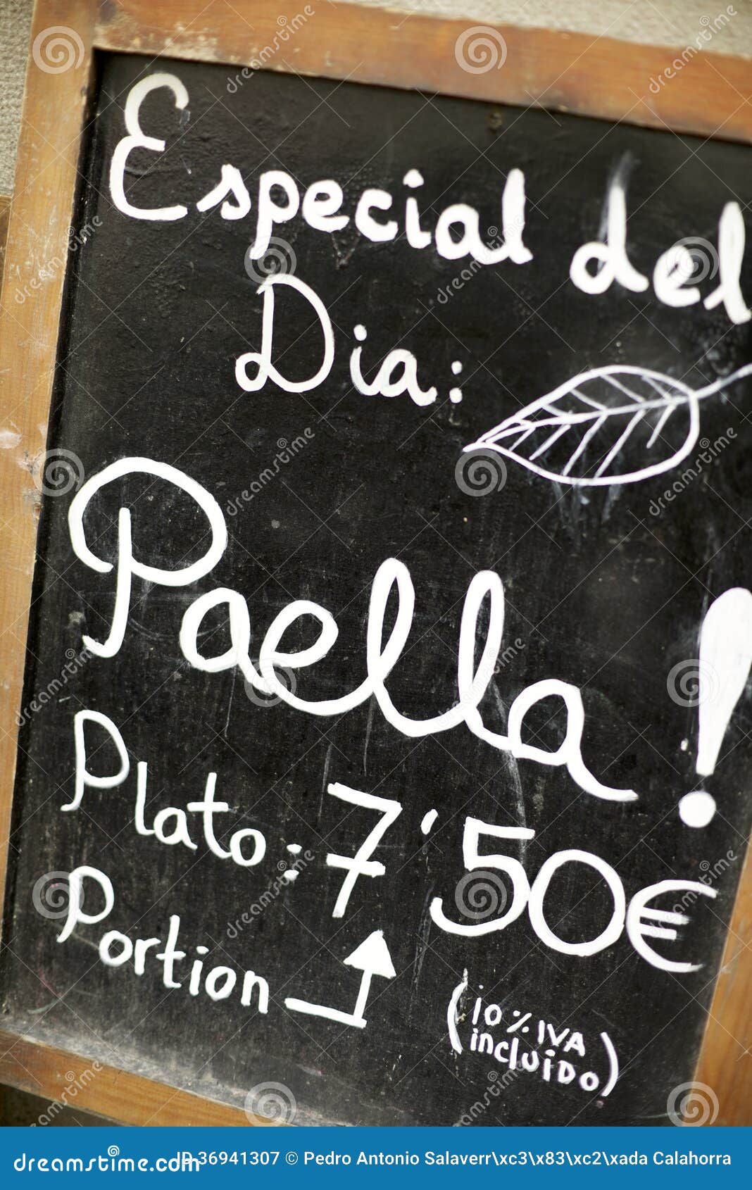 Menu espanhol imagem de stock. Imagem de mensagem, restaurante - 36941307