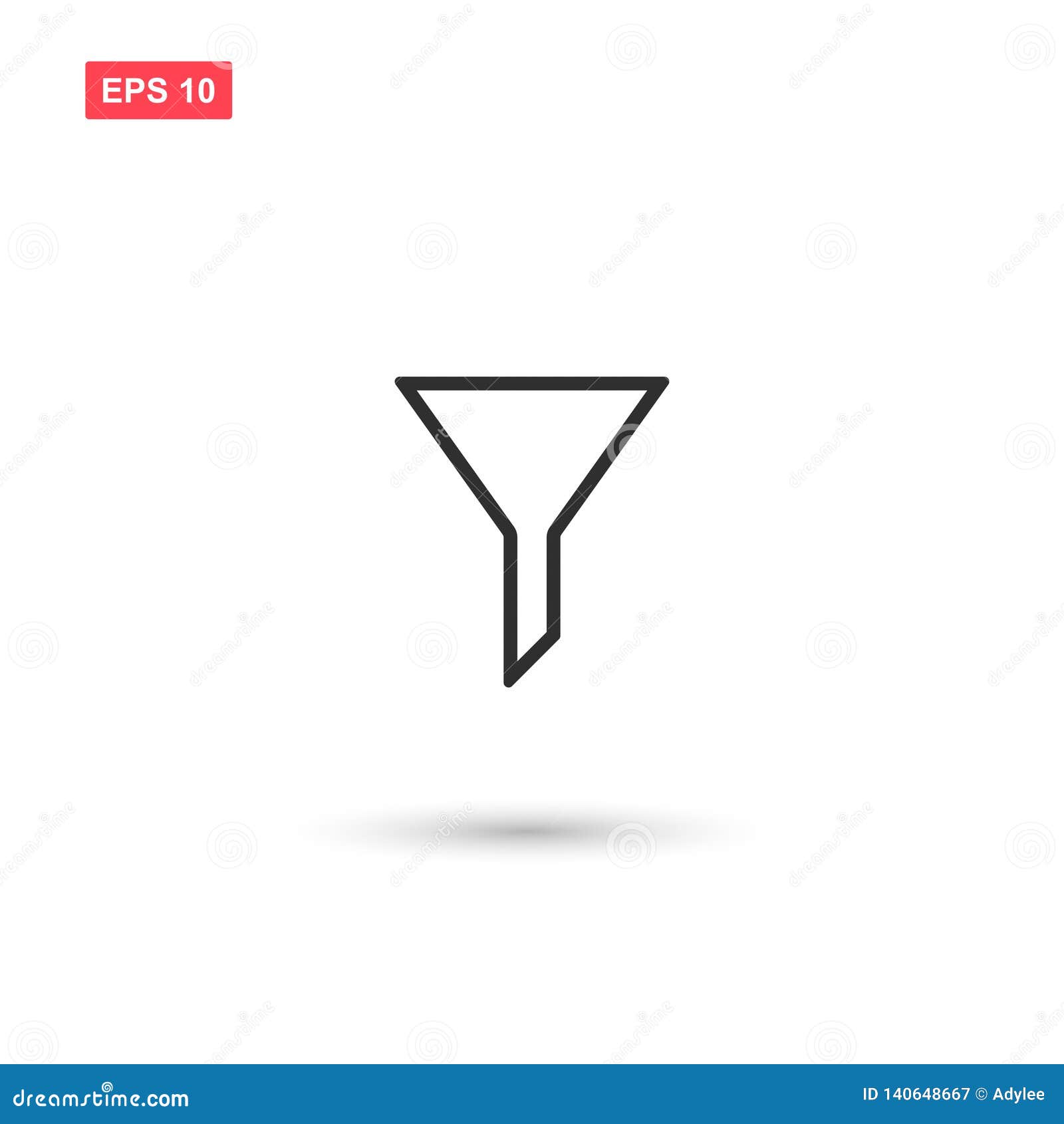 Menu Filter Icon Vector Isolated Stock Vector - Illustration of ...