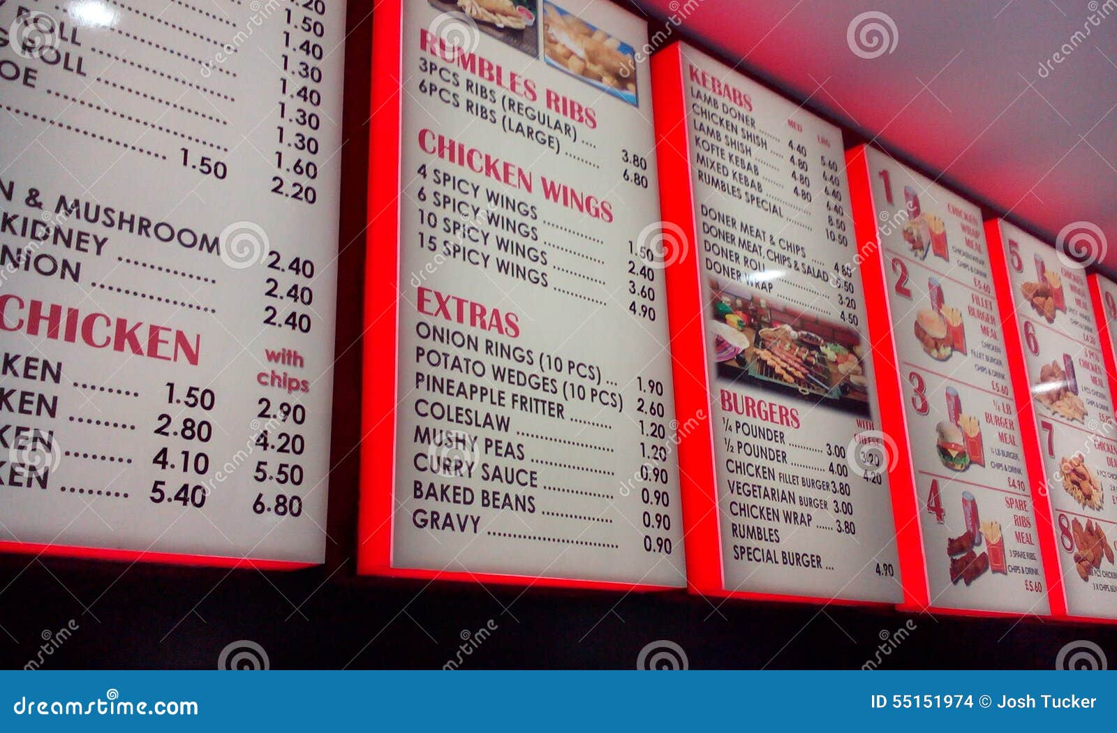Menu stock photo. Image of choice, menu, shop, advertisement - 55151974