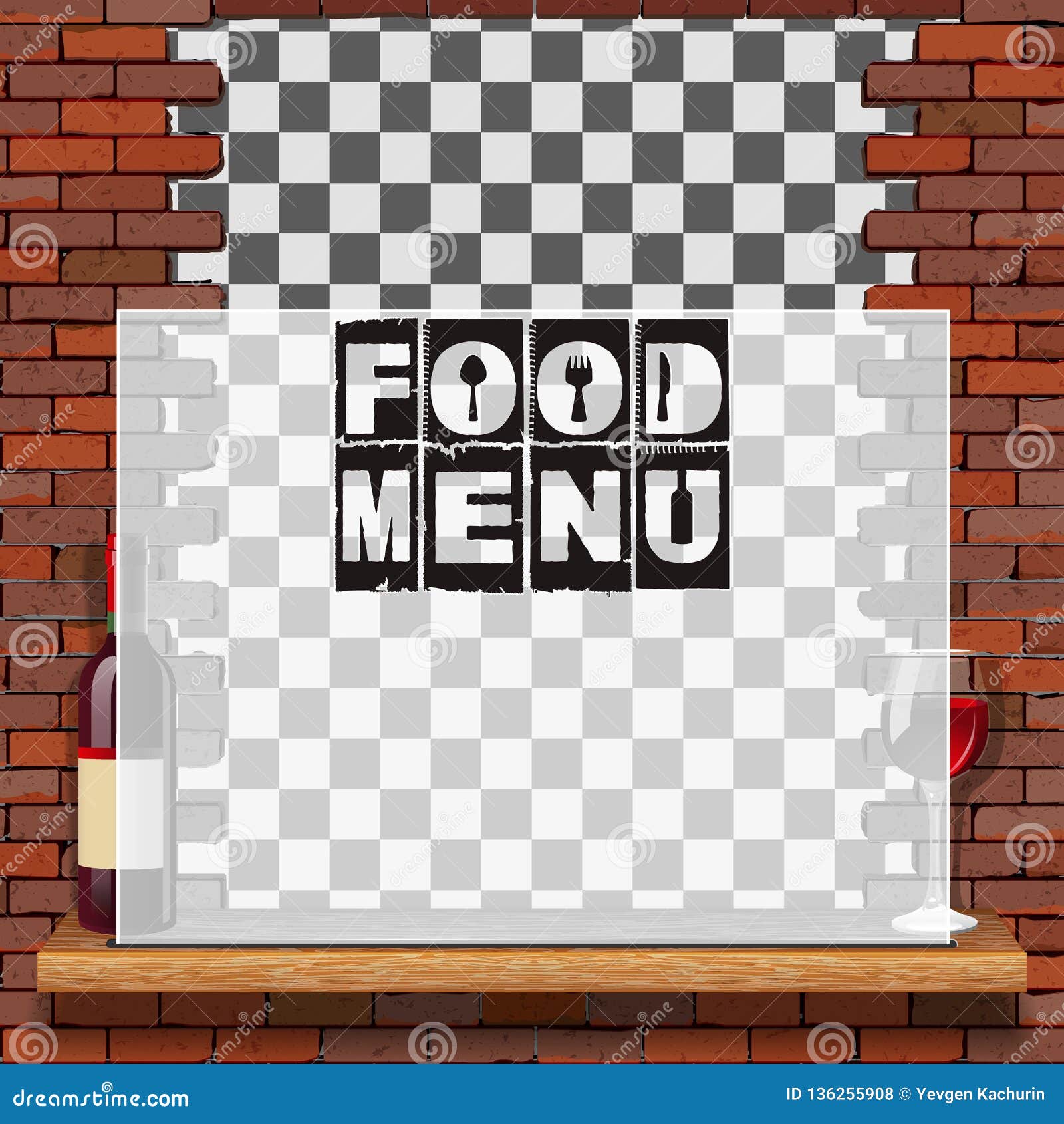 Menu Food and Drink, Template Stock Vector - Illustration of banner ...