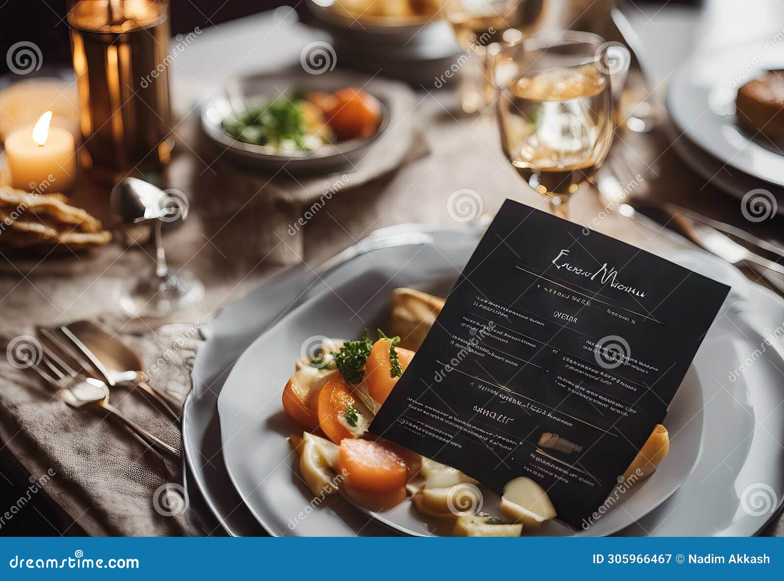 Menu food restaurant table stock illustration. Illustration of savory ...