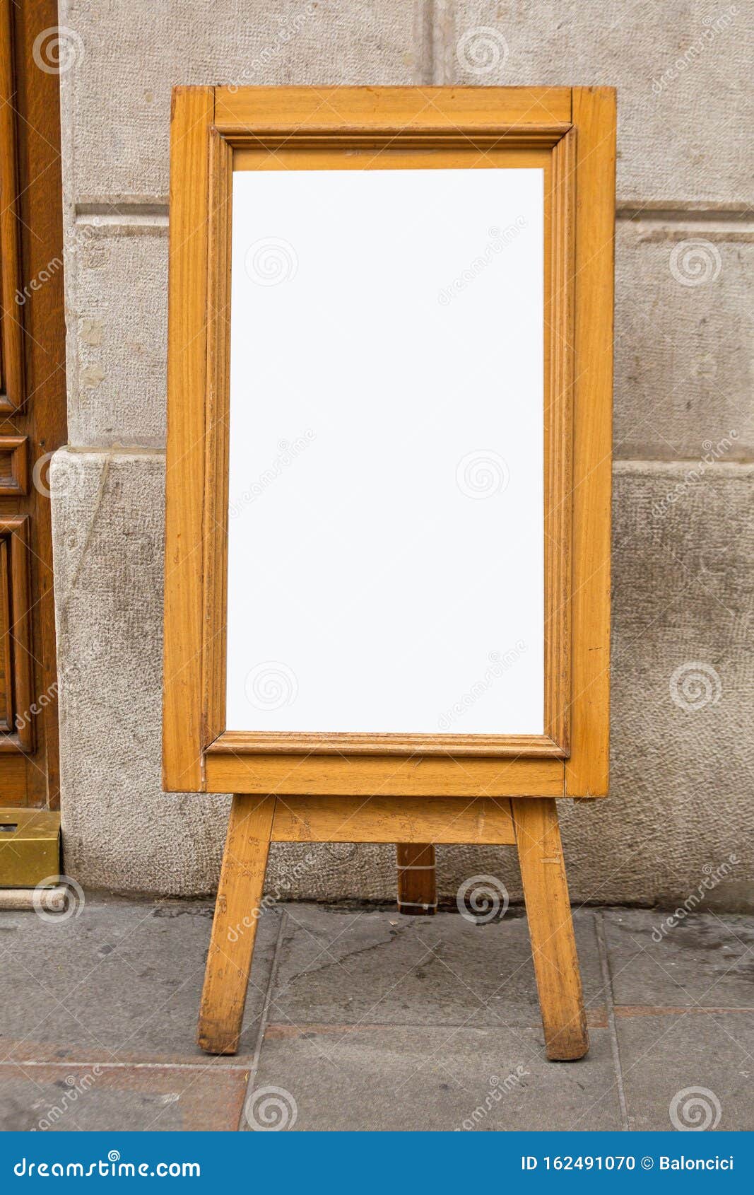 Menu Frame stock photo. Image of upright, trieste, front - 162491070