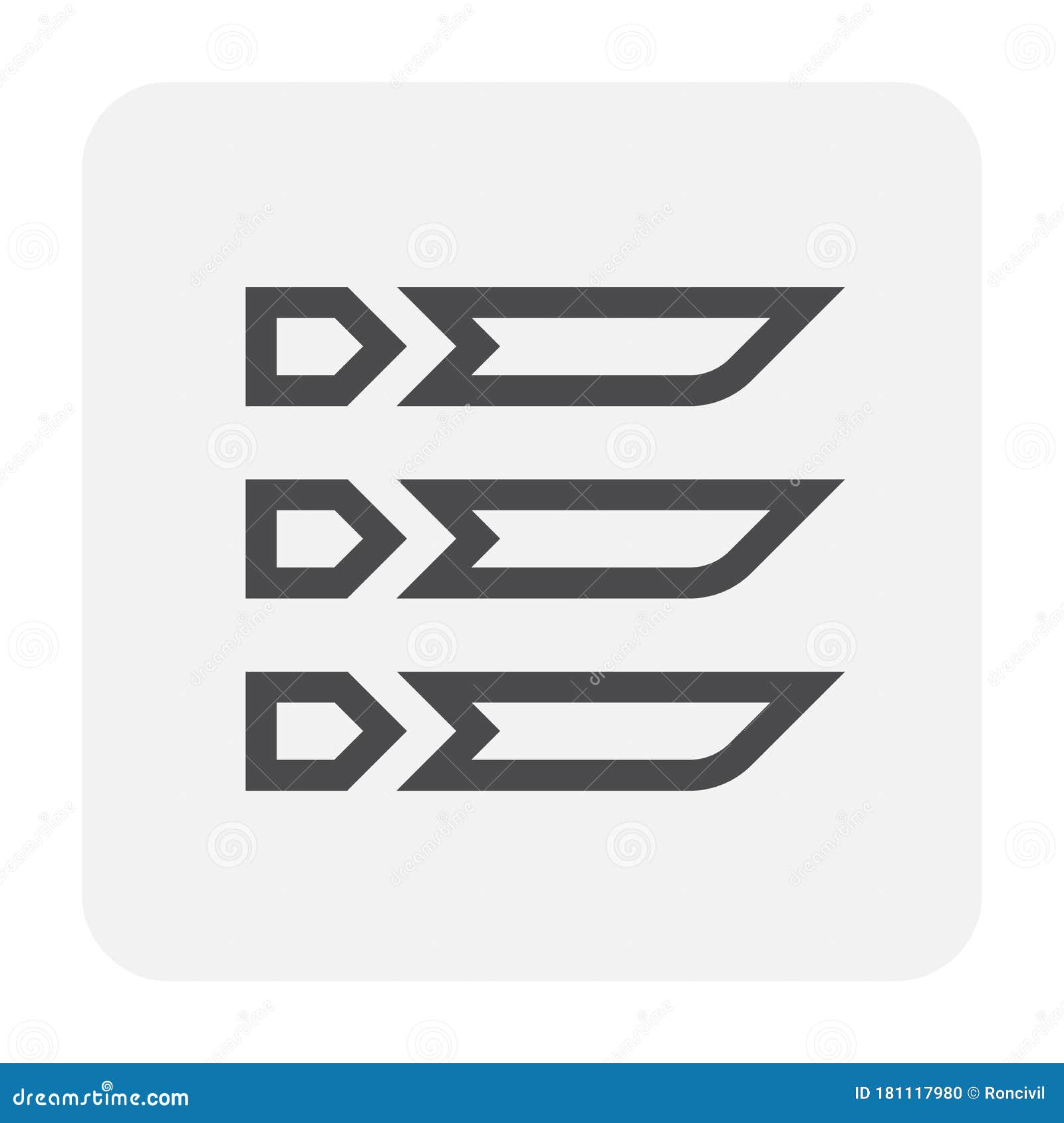 Menu icon black stock vector. Illustration of round - 181117980