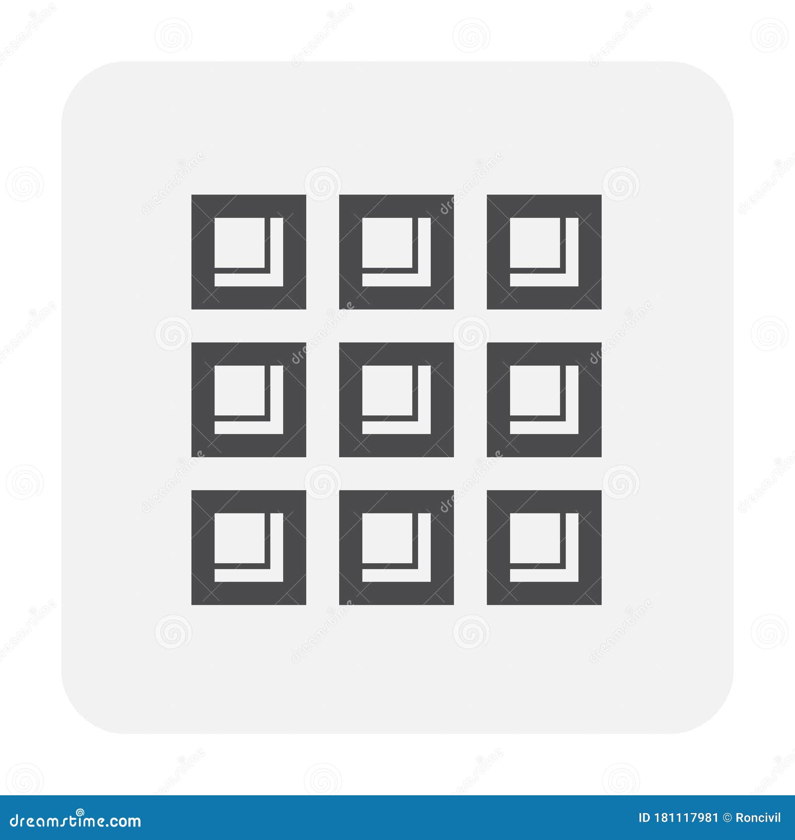 Menu icon black stock vector. Illustration of list, cogwheel - 181117981