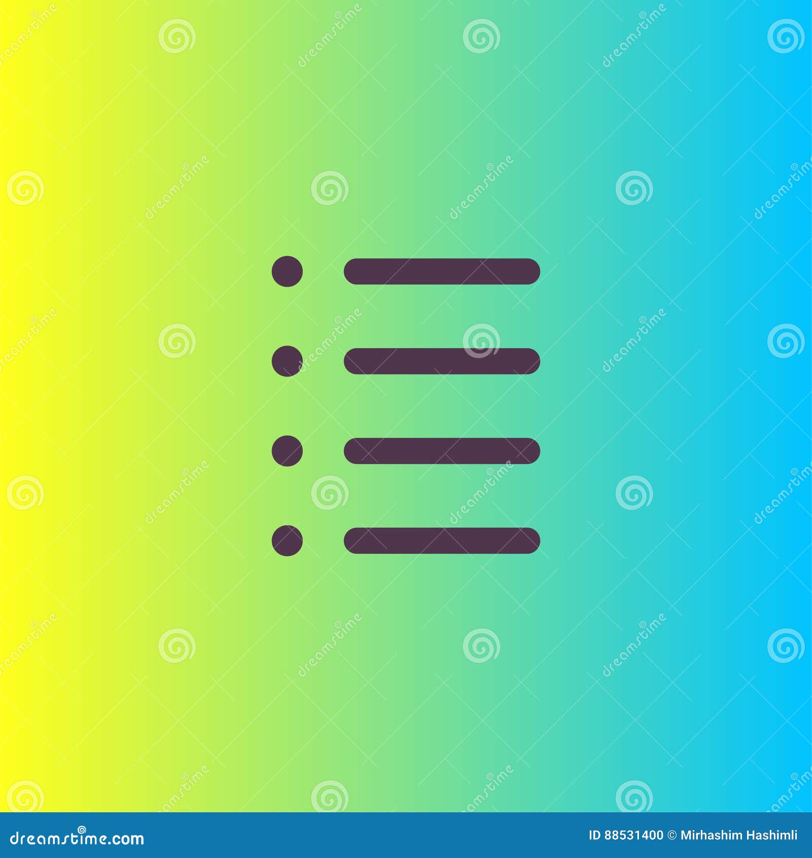 Menu icon flat style line stock illustration. Illustration of food ...