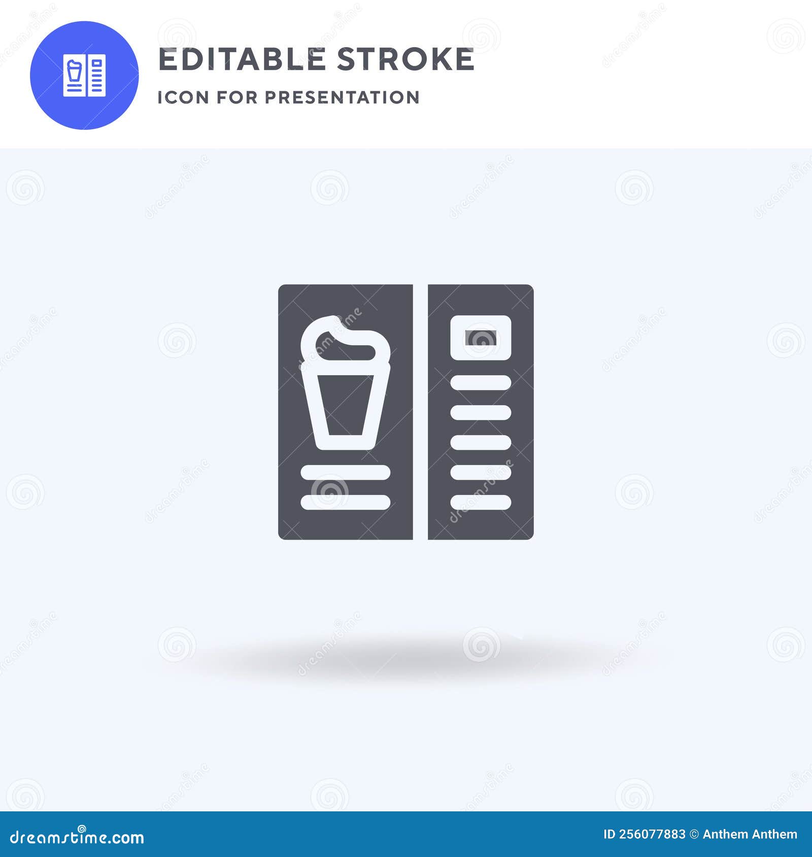 Menu Icon Vector, Filled Flat Sign, Solid Pictogram Isolated on White ...